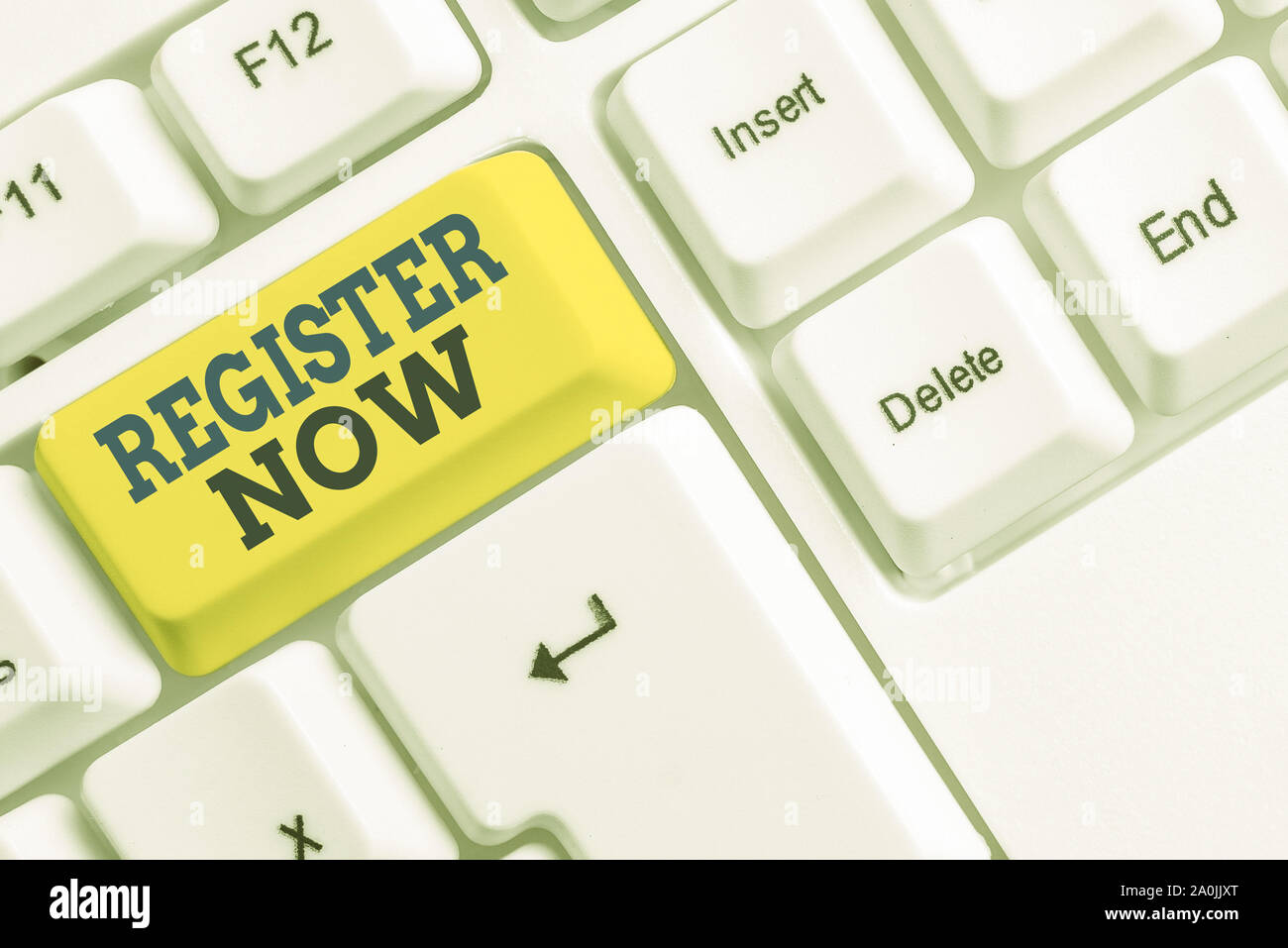 Handwriting text Register Now. Conceptual photo Name in an Official ...