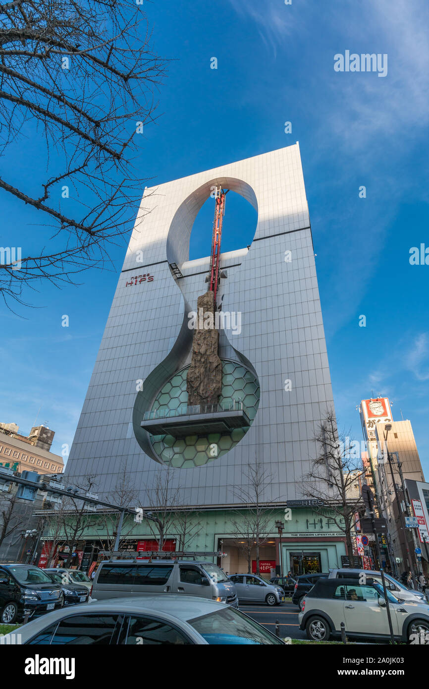 Osaka, Japan - March 9, 2019 : Namba HIPS Building. Leisure complex and ...