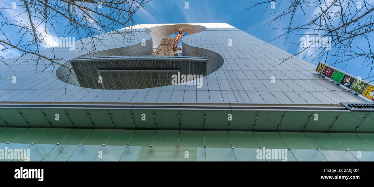 Osaka, Japan - March 9, 2019 : Panoramic view of Namba HIPS Building in ...