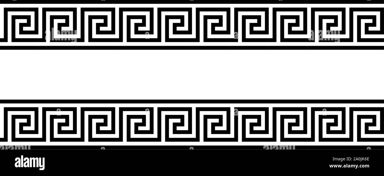 Greek key. Greek motives texture border or frame Stock Vector Image ...