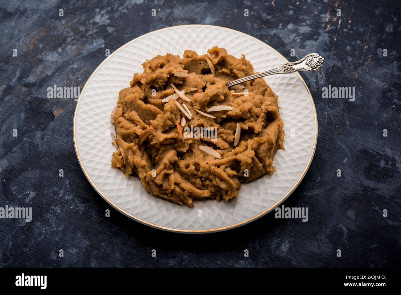 Wheat flour Halwa or Shira / Atte ka Halva, Popular healthy dessert or ...