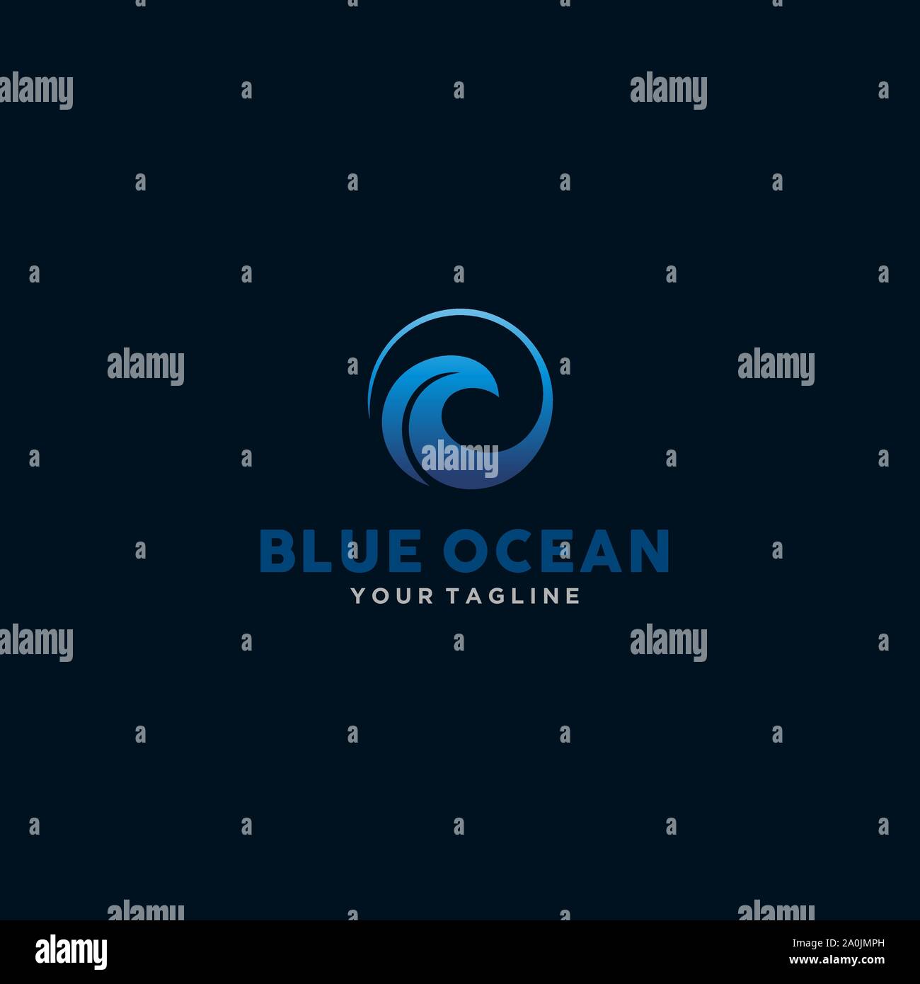 Big wave ocean surfing Stock Vector Images - Alamy