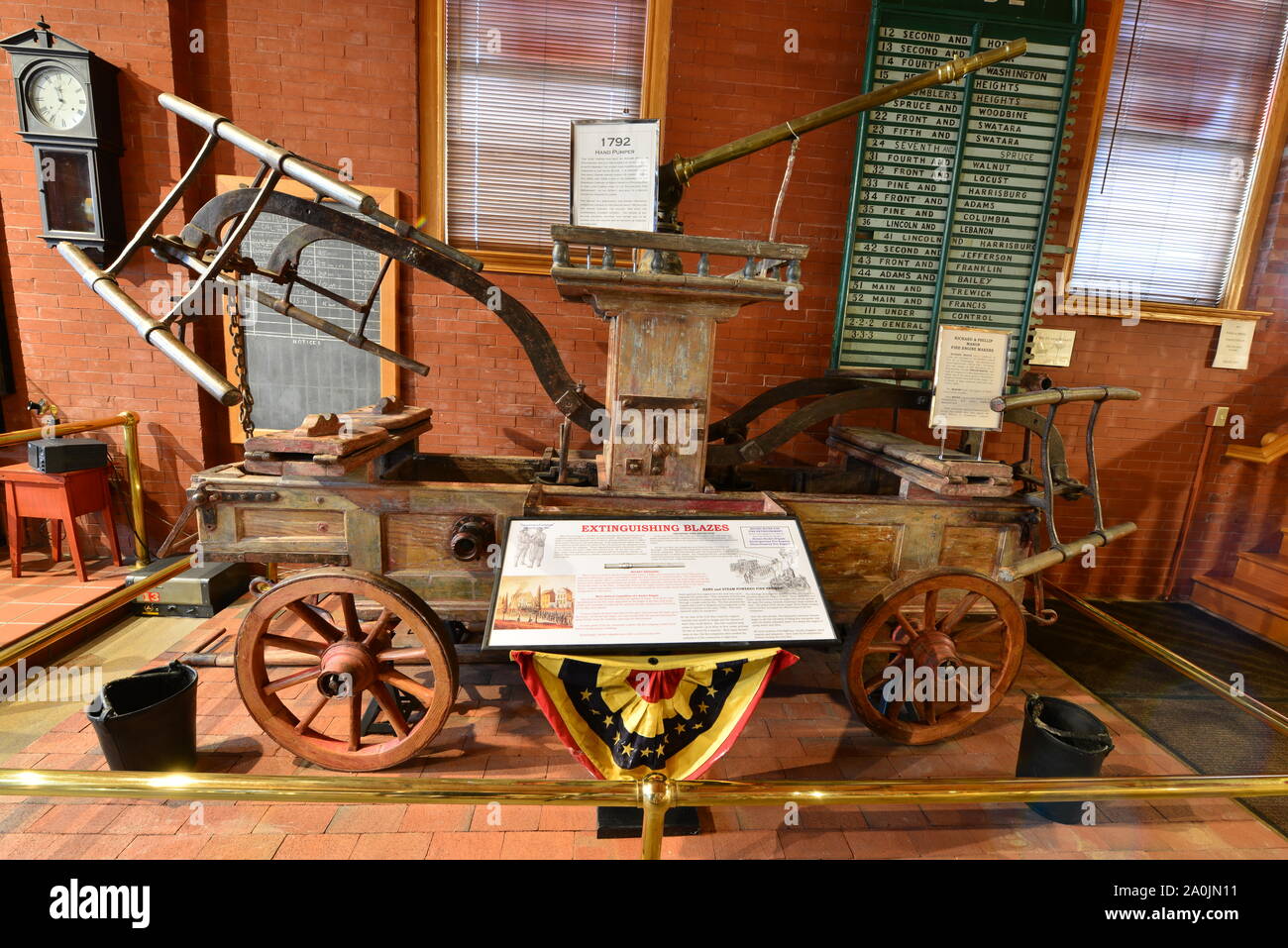 Hand pump fire engine hi-res stock photography and images - Alamy