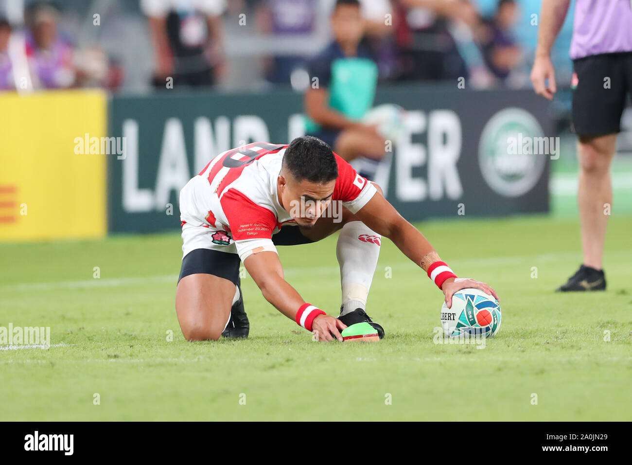 Tokyo, Japan. 20th Sep, 2019. Yu Tamura (JPN) Rugby : 2019 Rugby World ...