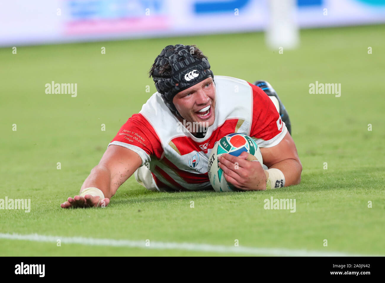 Tokyo, Japan. 20th Sep, 2019. Pieter Labuschagne (JPN) Rugby : 2019 Rugby World Cup Pool A match ...