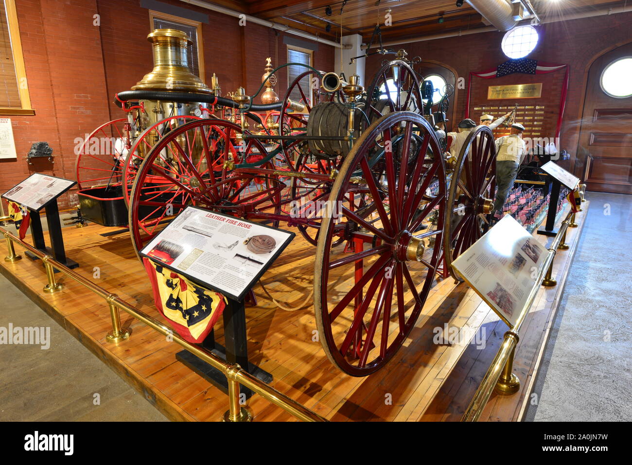 A vintage fire service Spider Carriage Stock Photo - Alamy