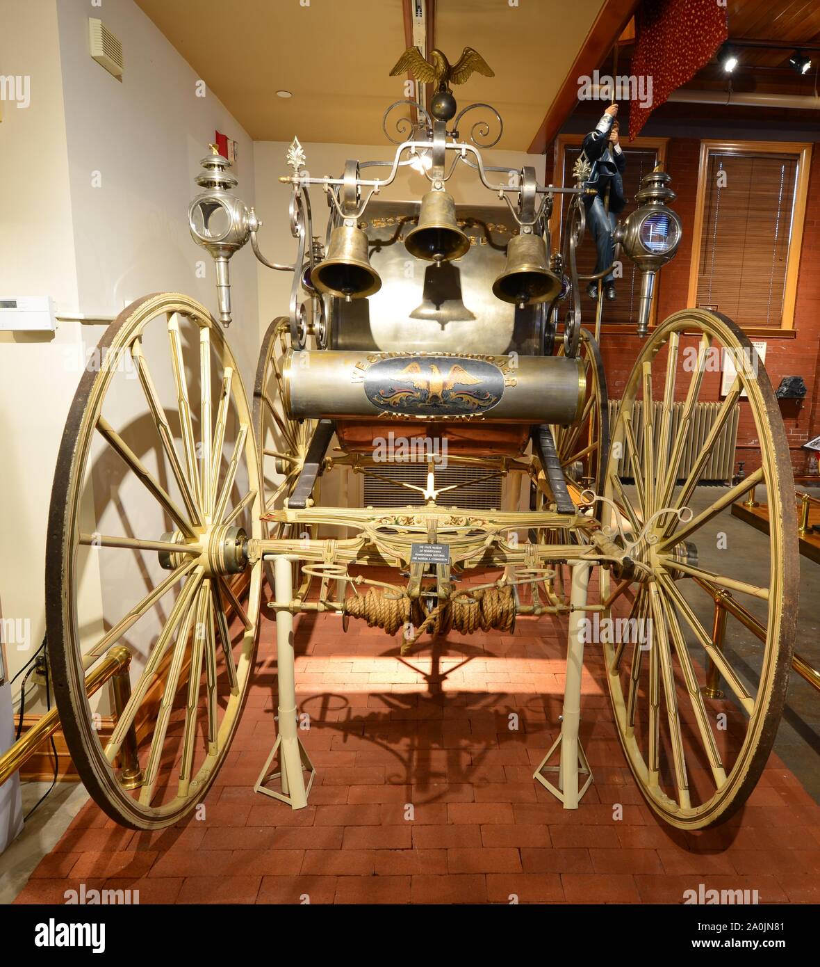 A vintage fire service Spider Carriage Stock Photo - Alamy