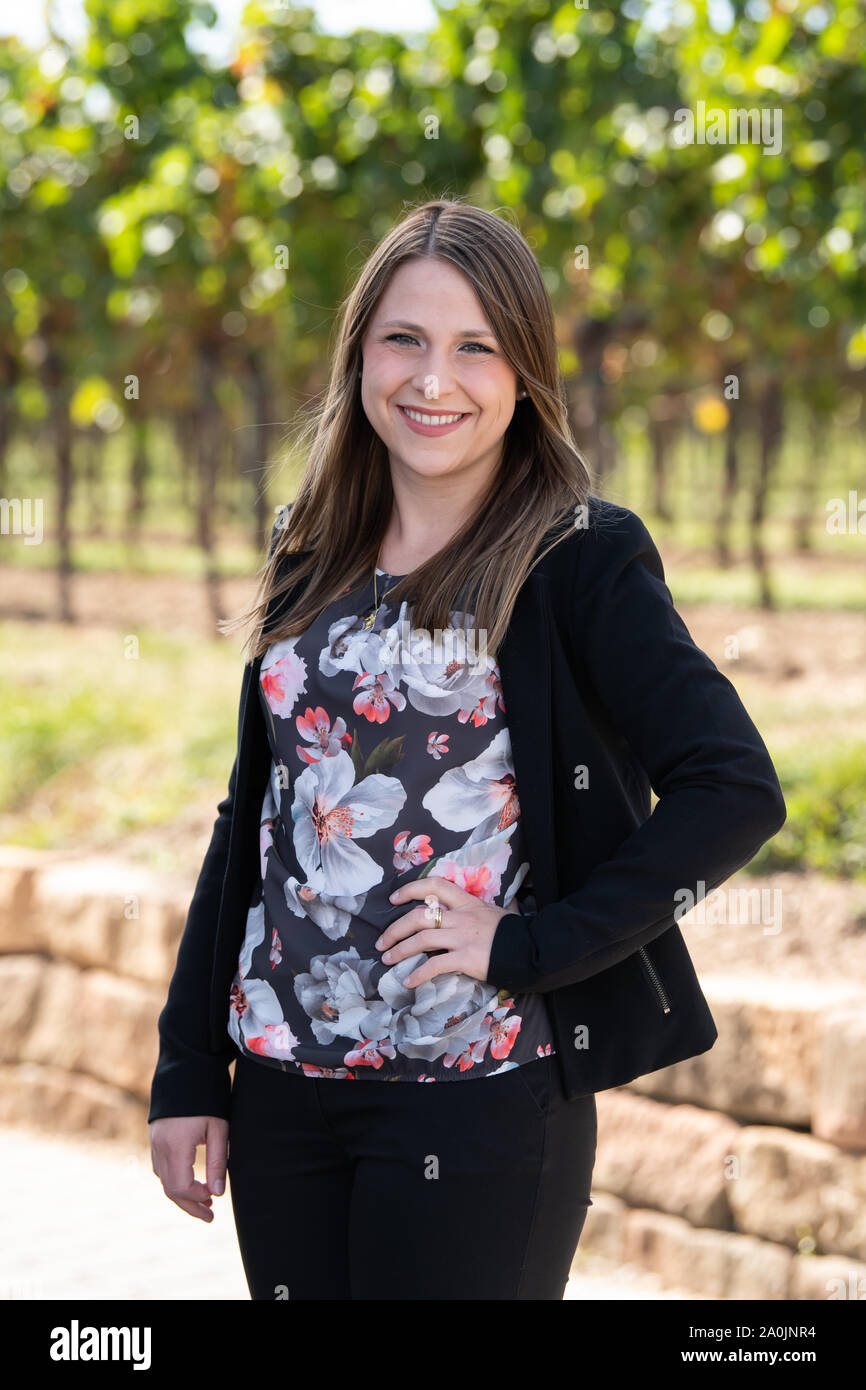 Palatinate, Germany. 20th Sep, 2019. Anna Göhring, candidate for the ...