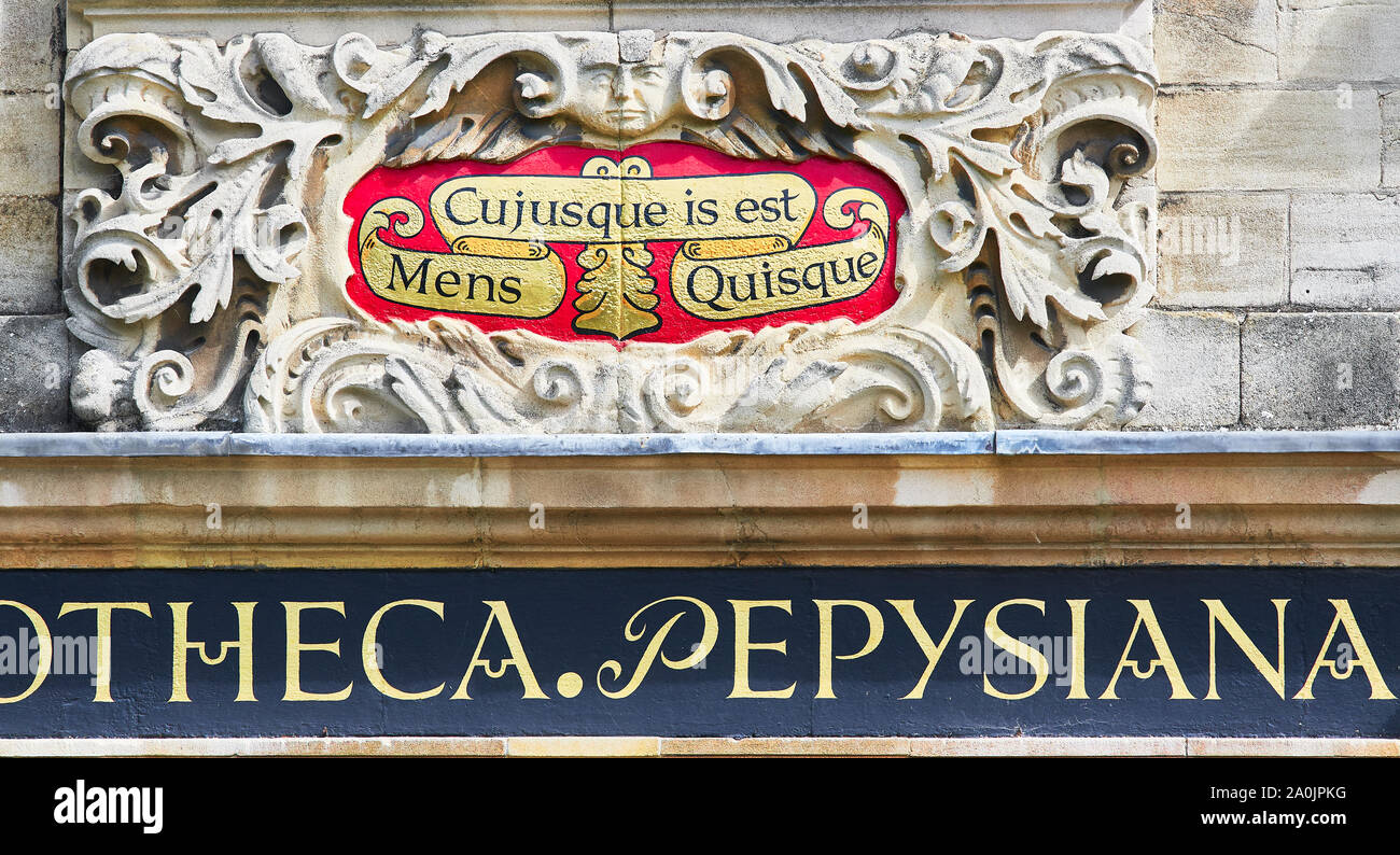 University of cambridge pepys library hi-res stock photography and ...