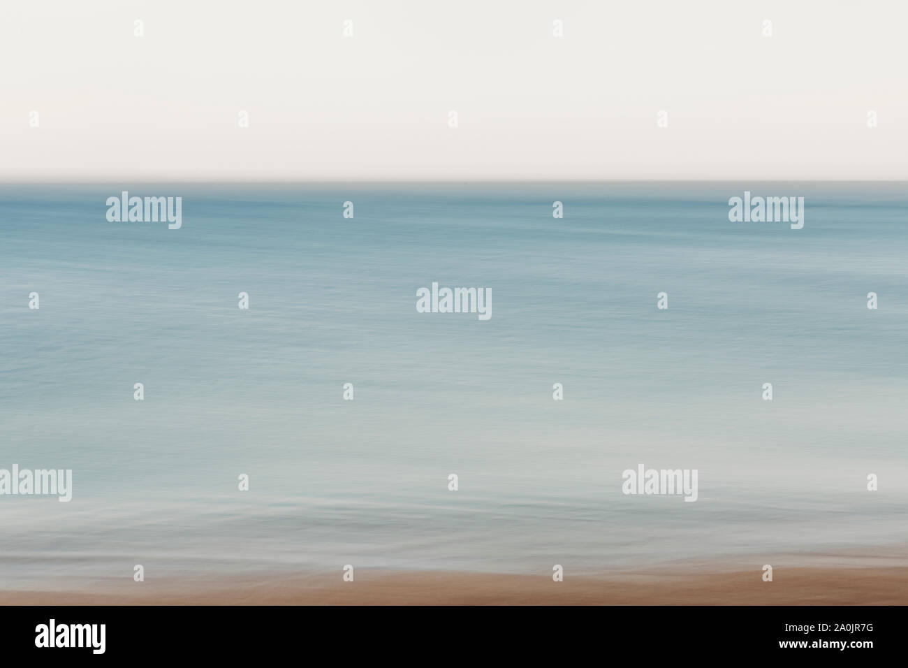 Abstract View of Ocean and Beach Stock Photo - Alamy