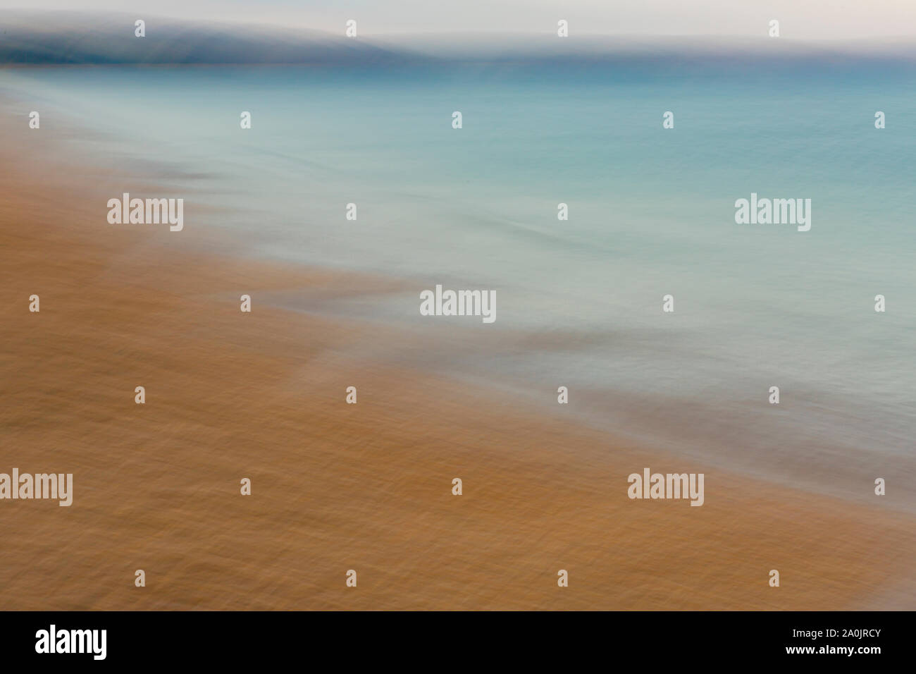 Abstract View of Waves on Beach Stock Photo - Alamy