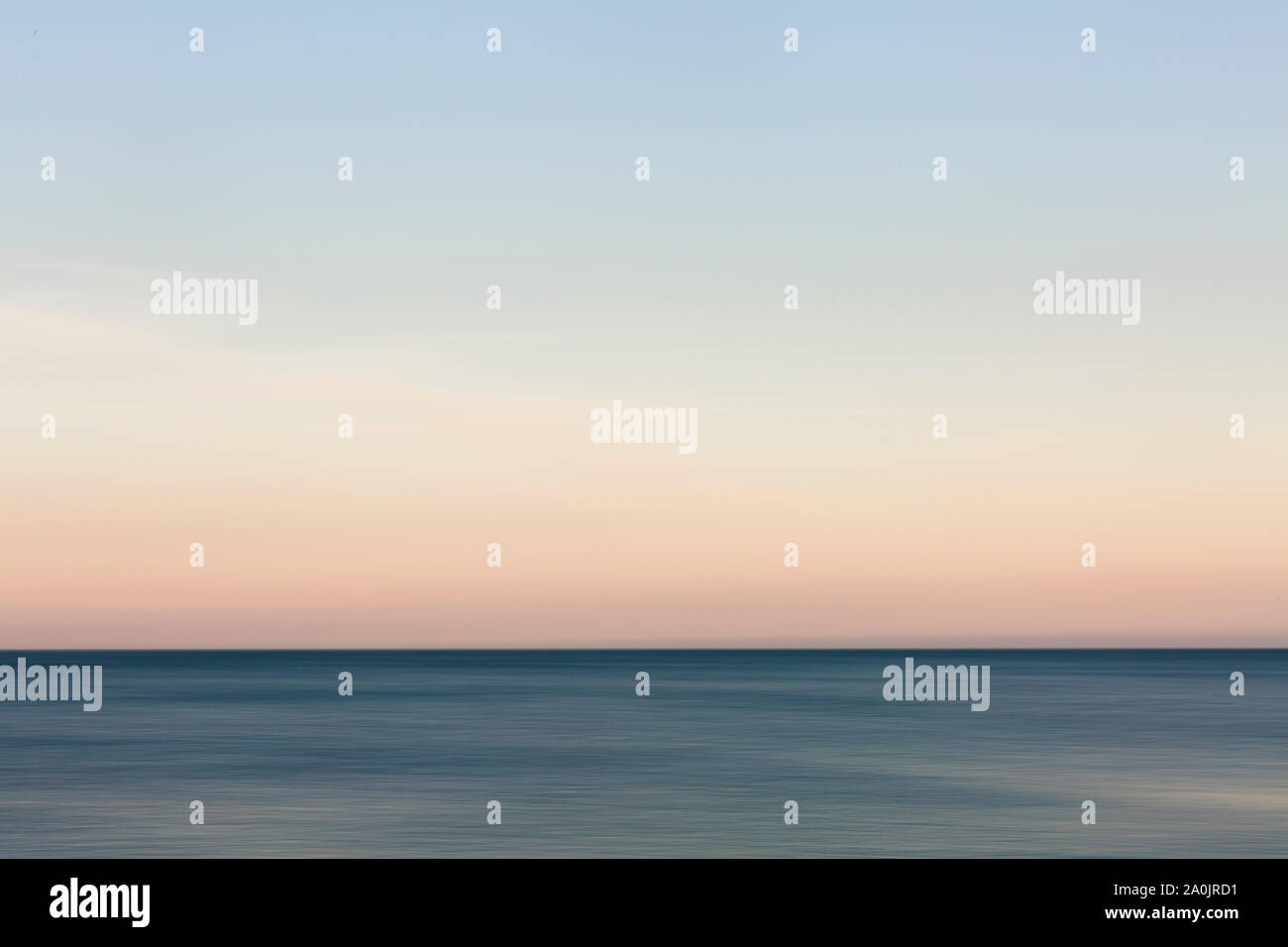 Ocean at Sunset Stock Photo - Alamy