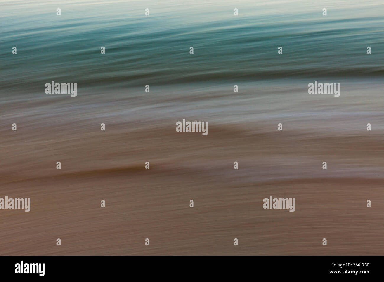 Abstract View of Waves on Beach Stock Photo - Alamy