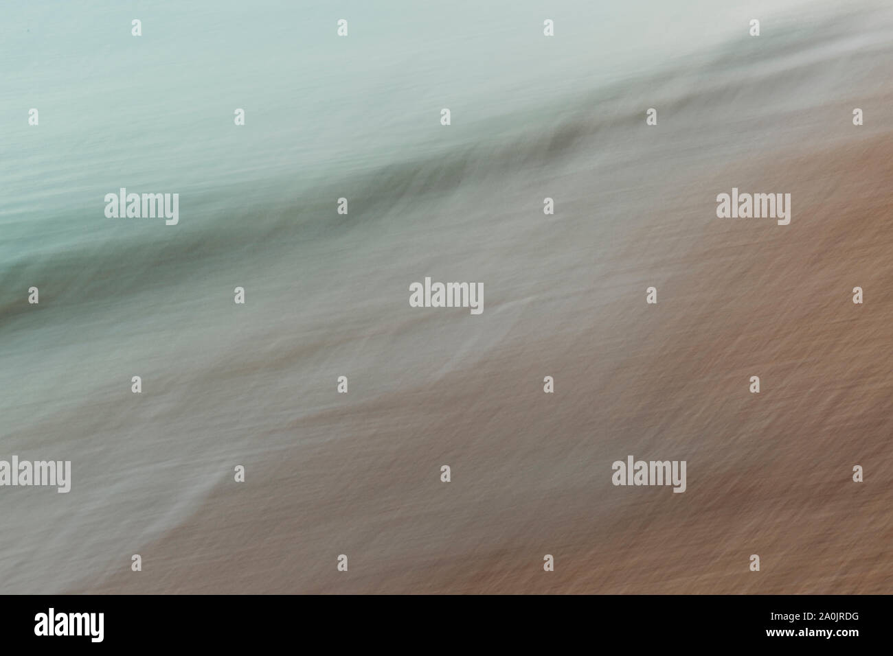 Abstract View of Waves on Beach Stock Photo - Alamy