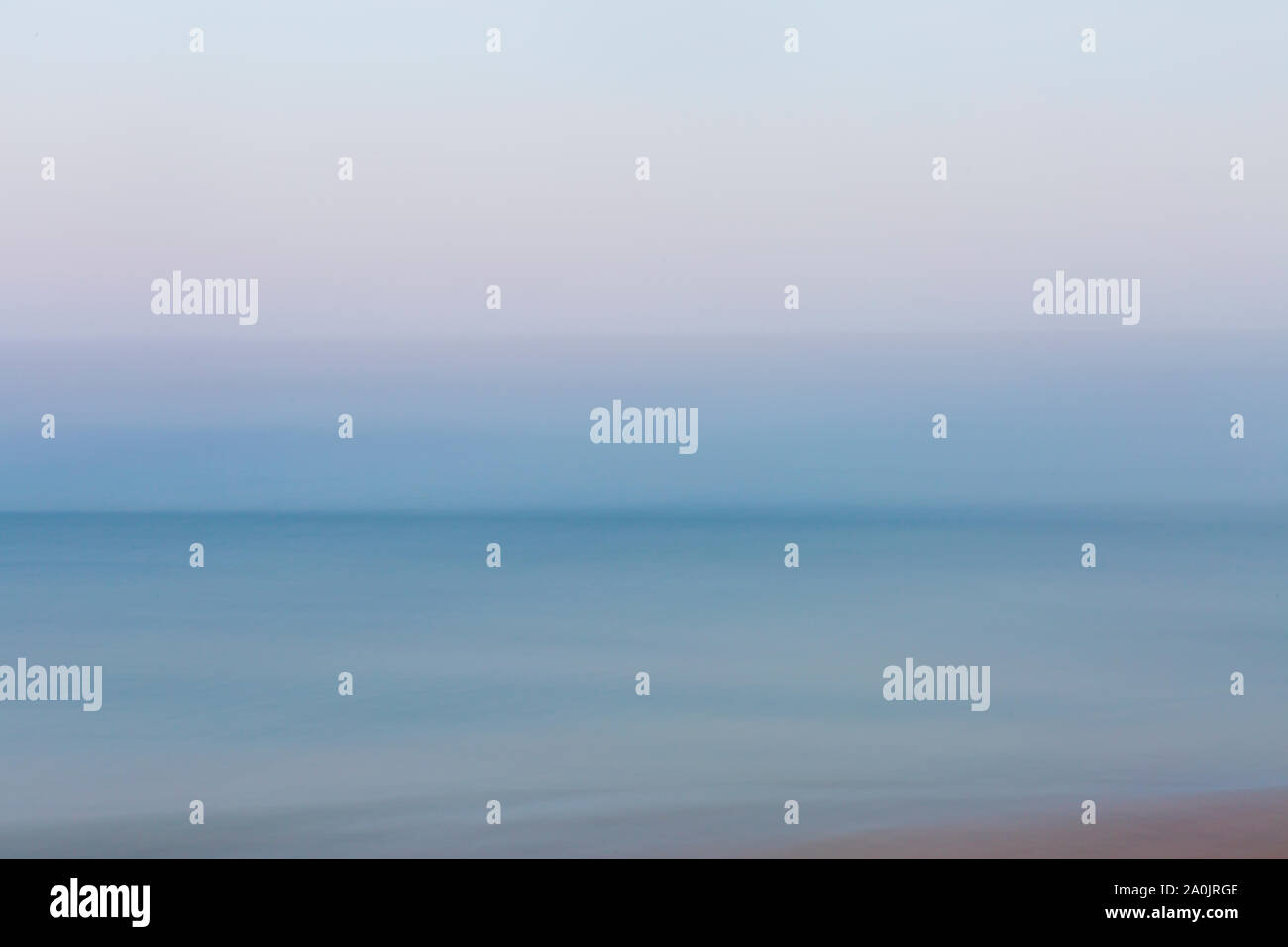 Abstract View of Ocean at Sunset Stock Photo - Alamy