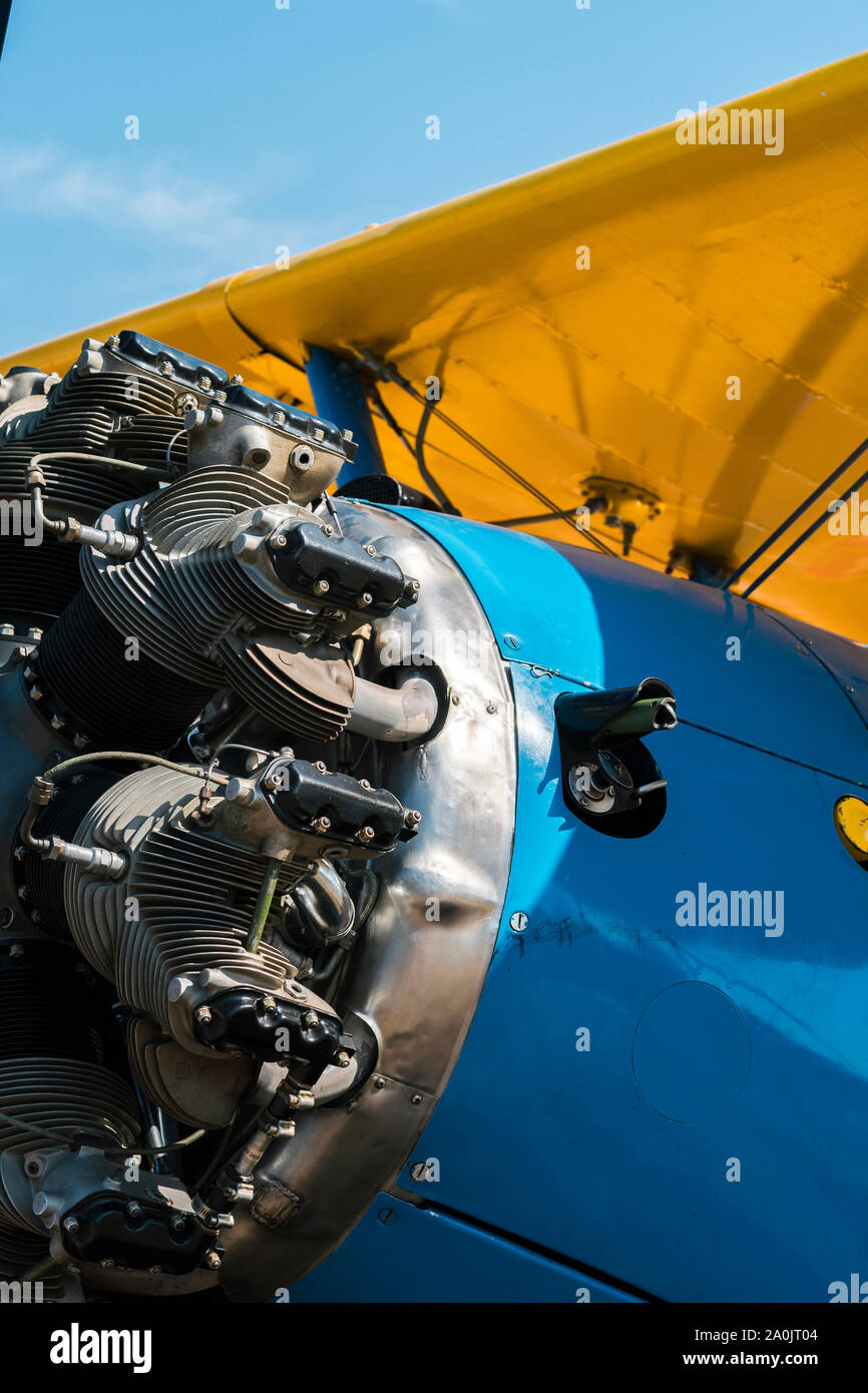 Boeing Stearman Engine Propeller High Resolution Stock Photography and ...
