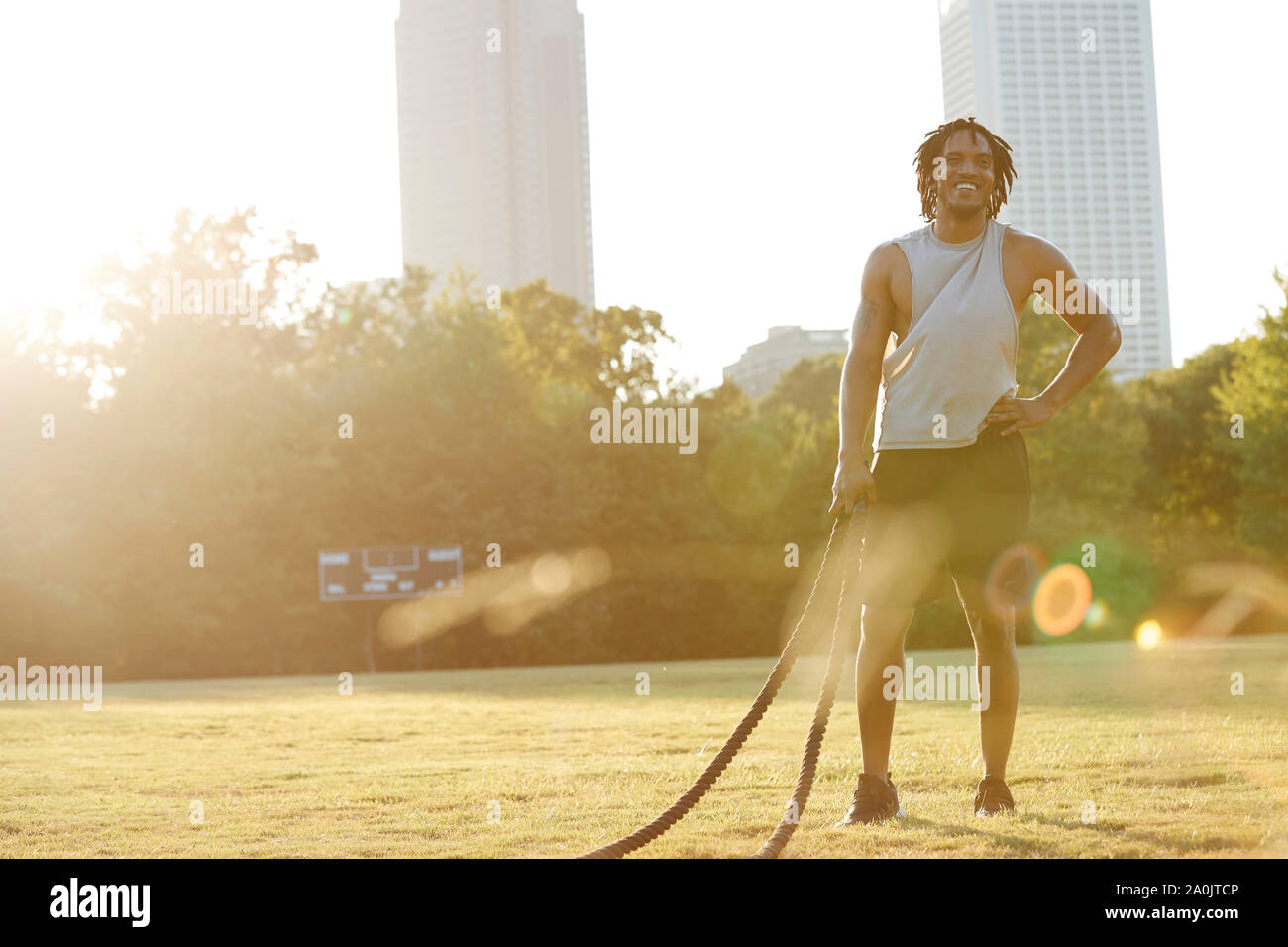 Battle ropes hi-res stock photography and images - Alamy