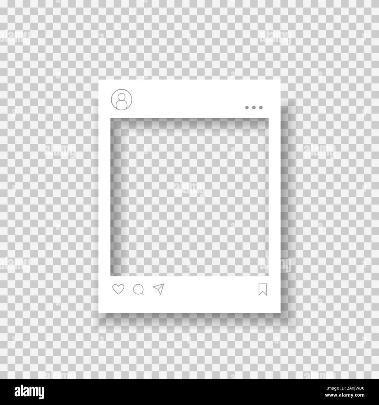 Blank photo frame Stock Vector Image & Art - Alamy