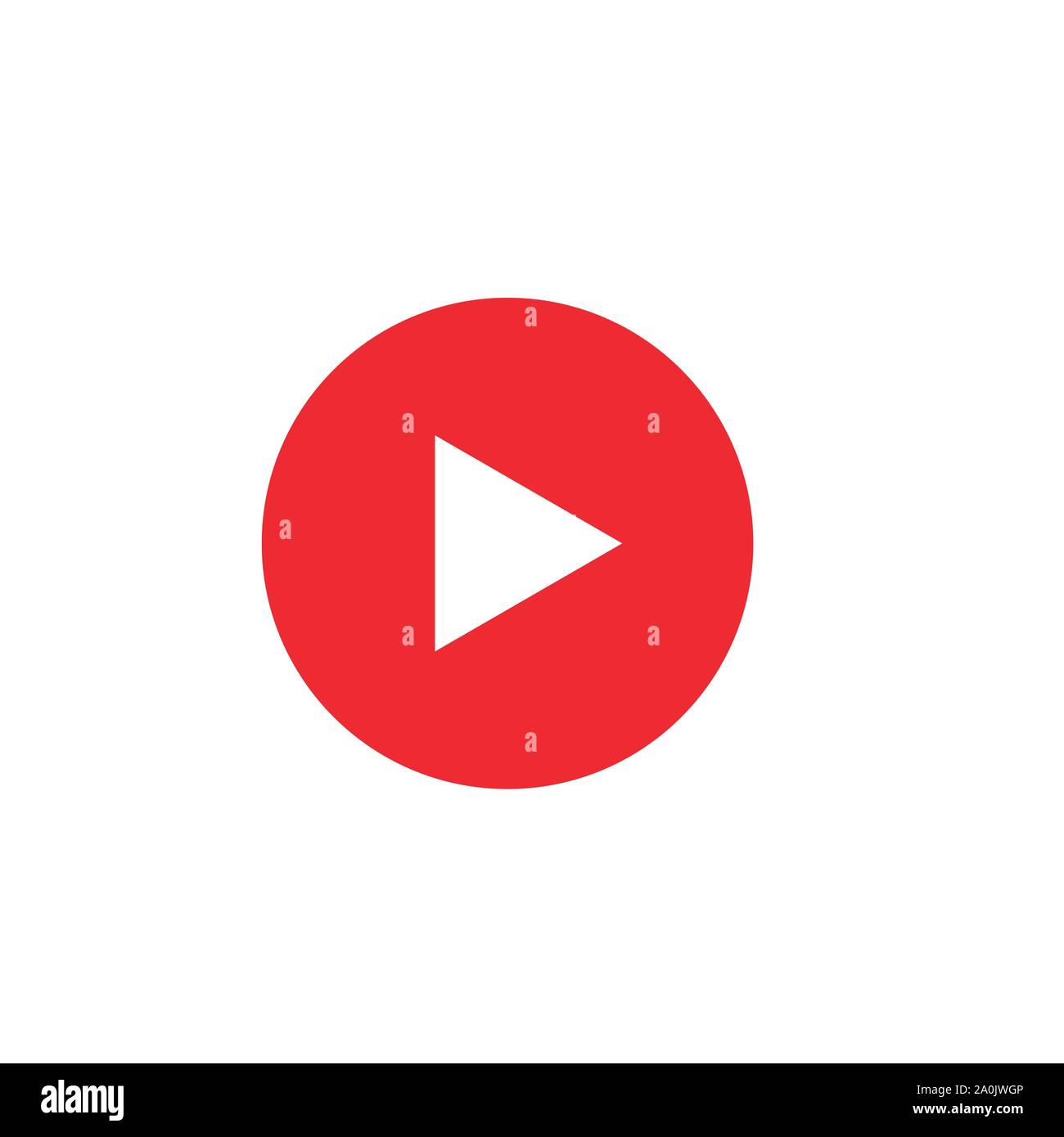 Play button icon Stock Vector Images - Alamy