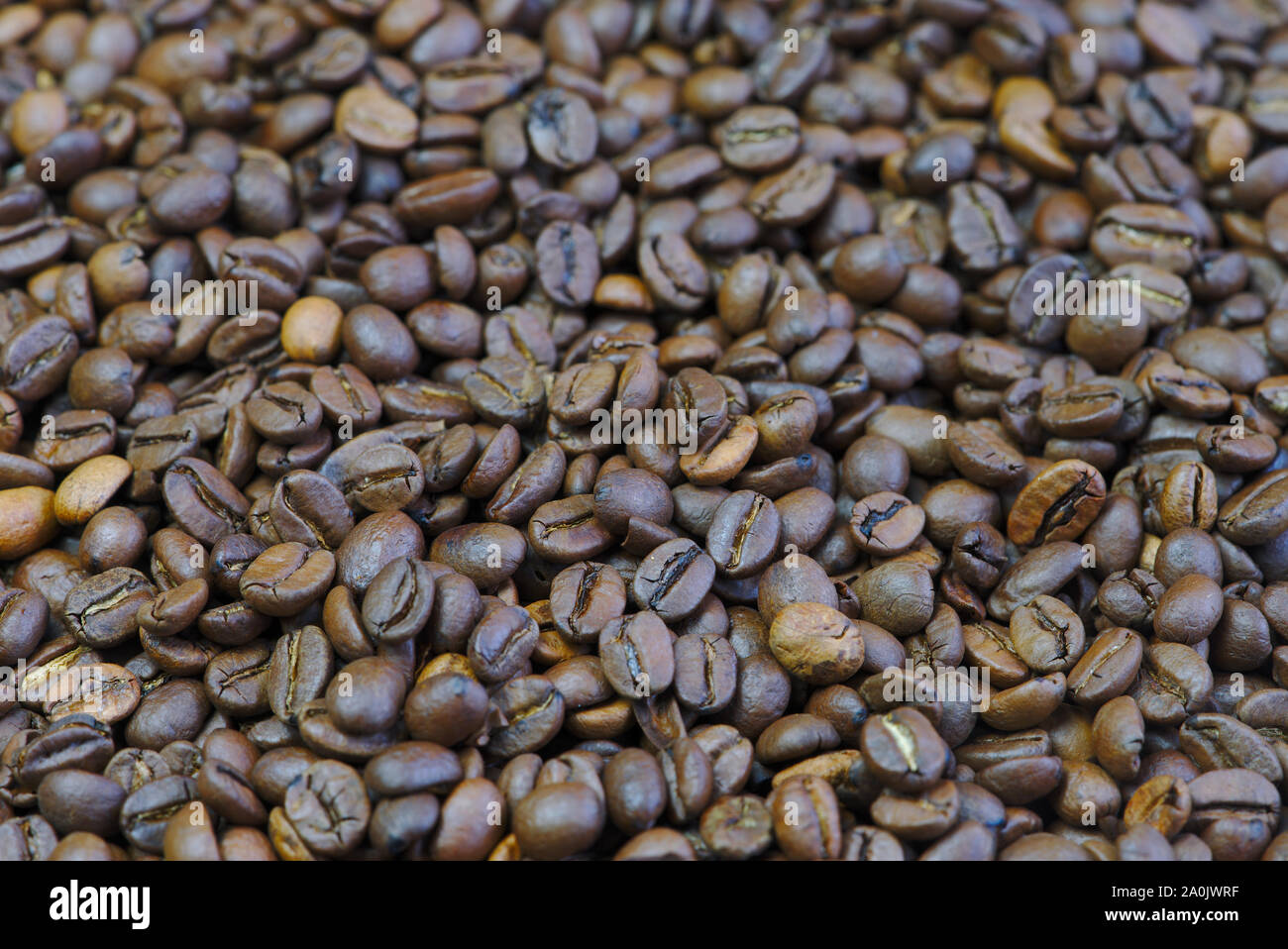 coffee beans, wide background Stock Photo - Alamy