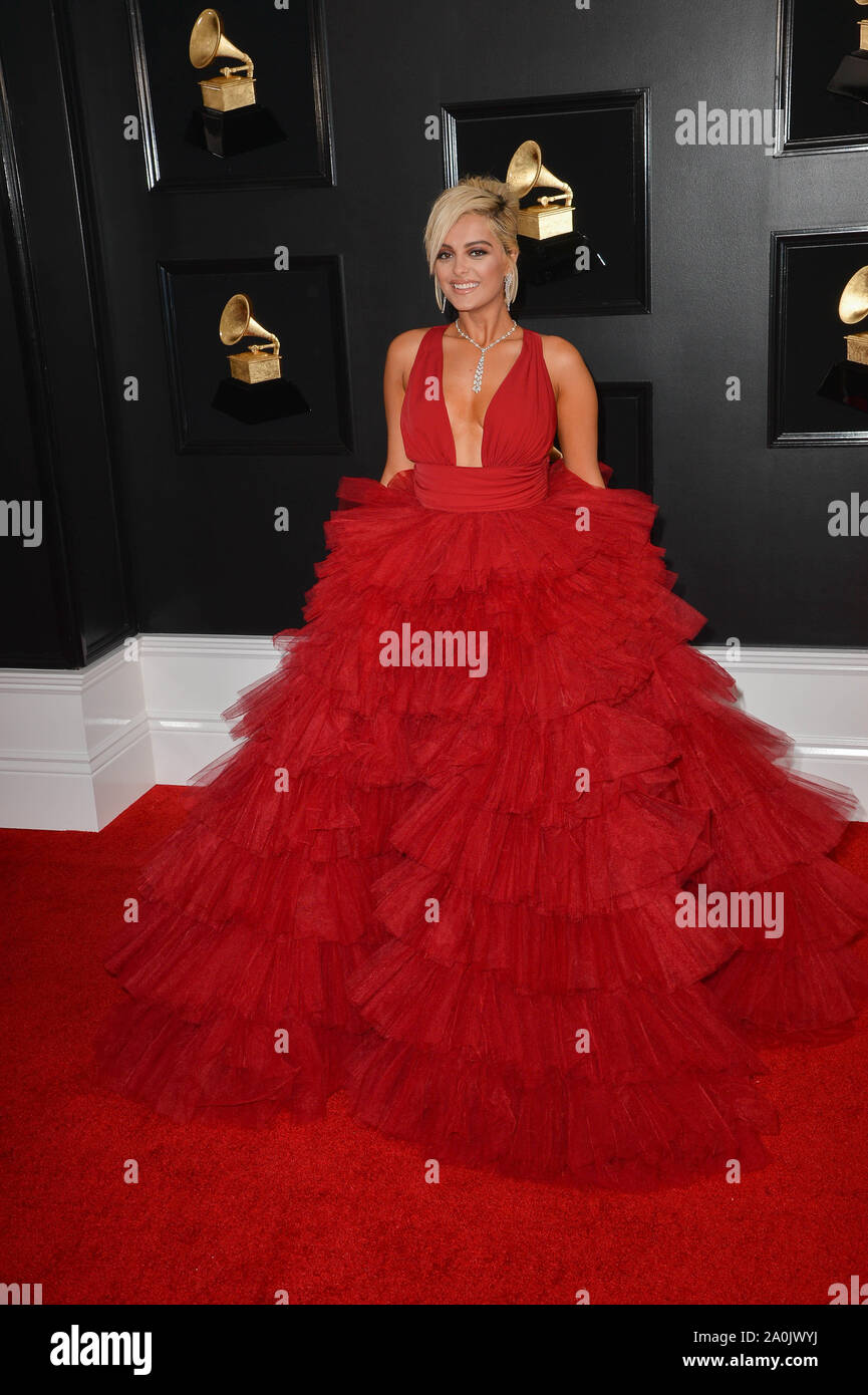 Los Angeles, CA, USA. Bebe Rexha at 61st Annual GRAMMY Awards , at ...