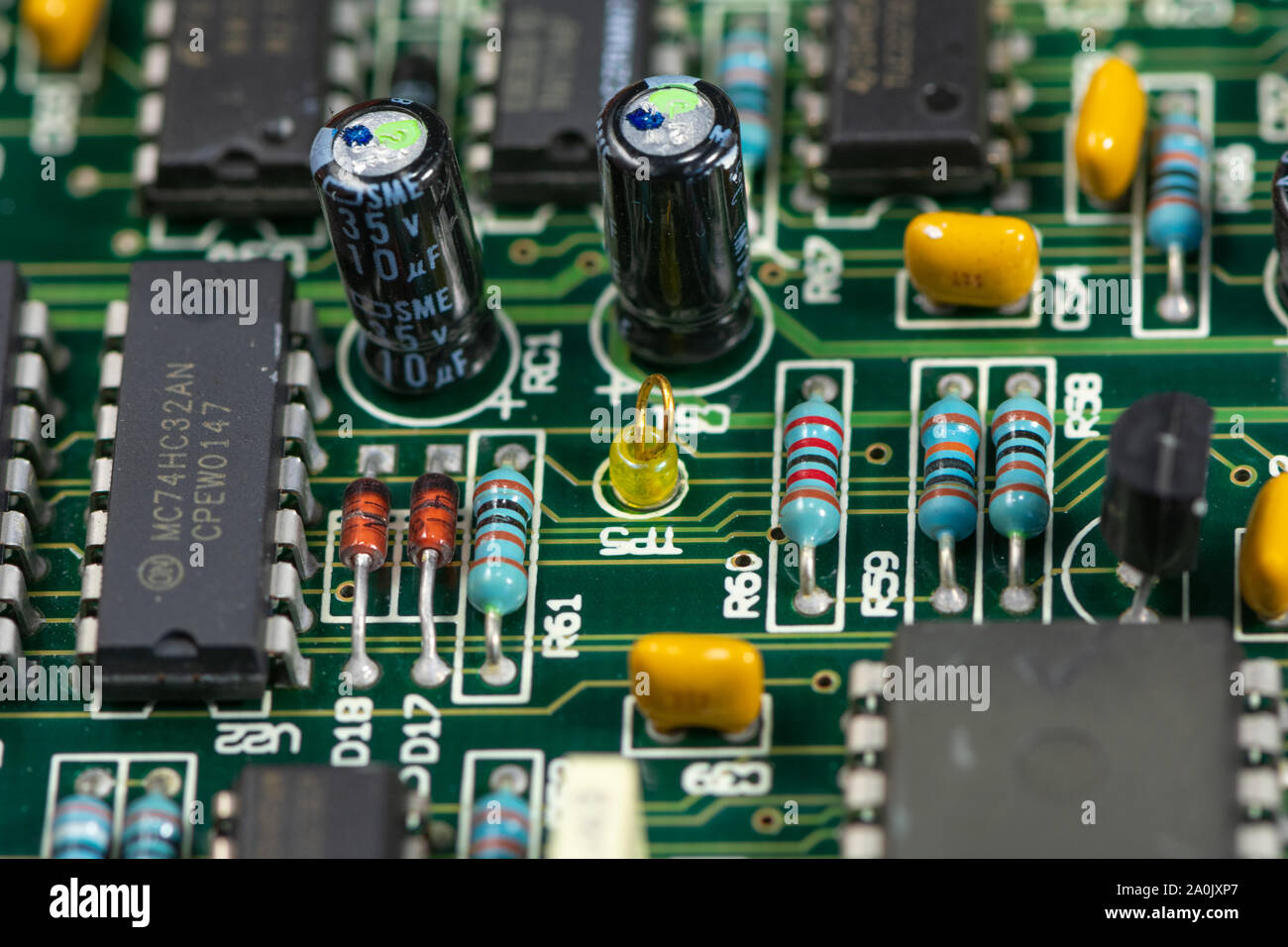 Damaged capacitors hi-res stock photography and images - Alamy