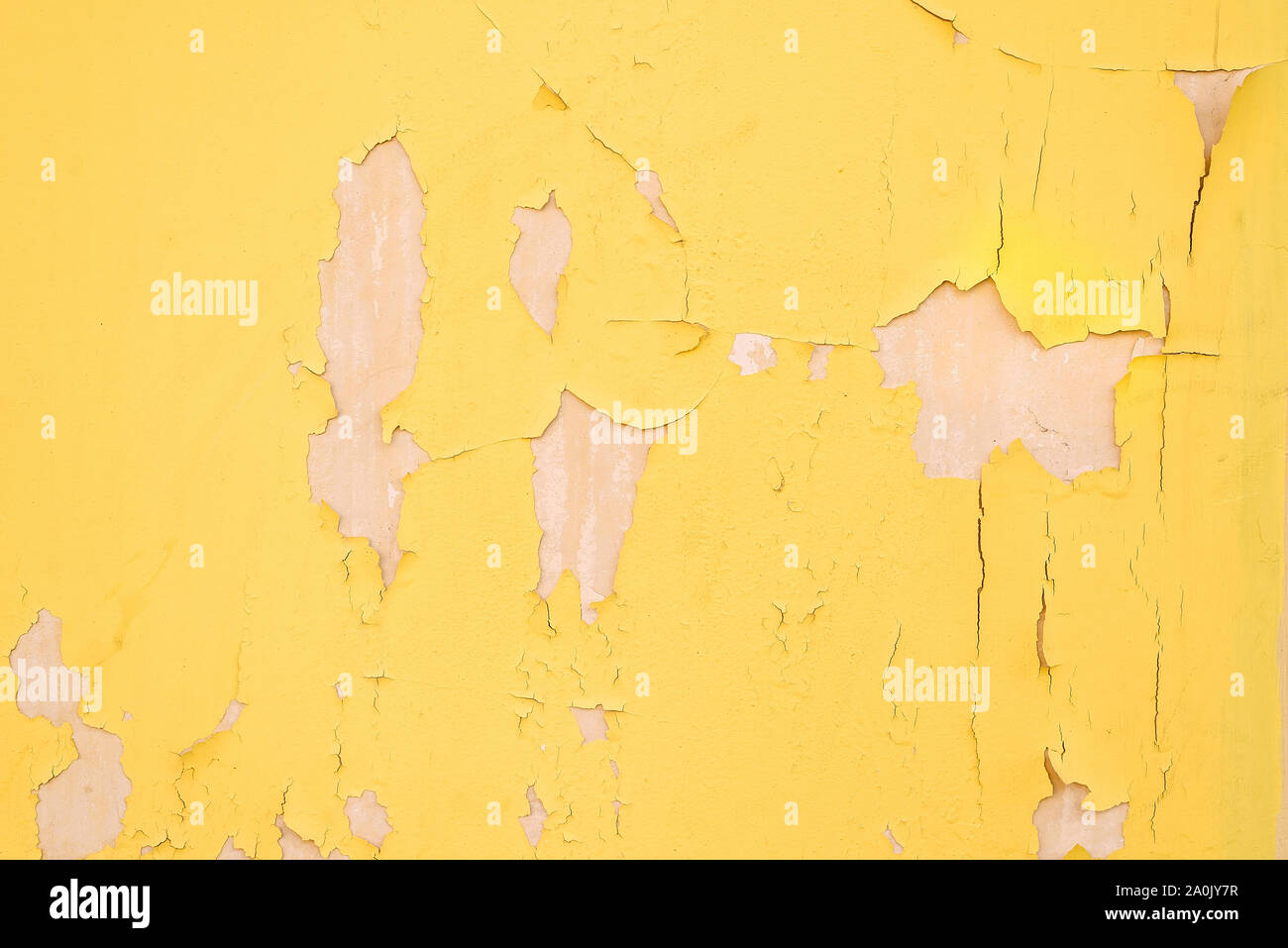 Texture of cracked yellow wall background. Old cracked background Stock ...