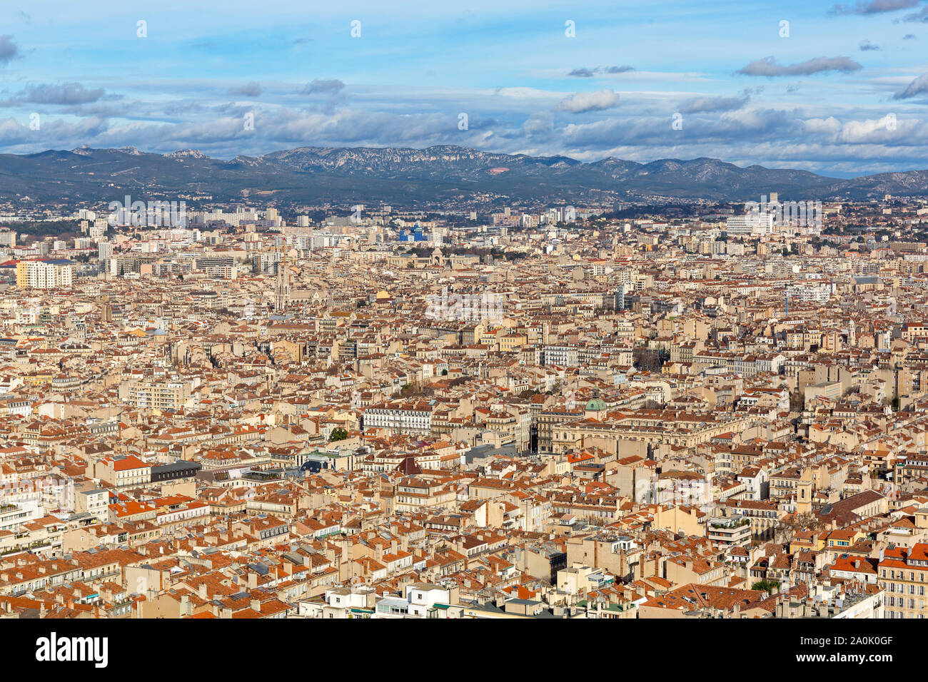 Afternoon Cityscape Skyline in Marseille France Stock Photo - Alamy