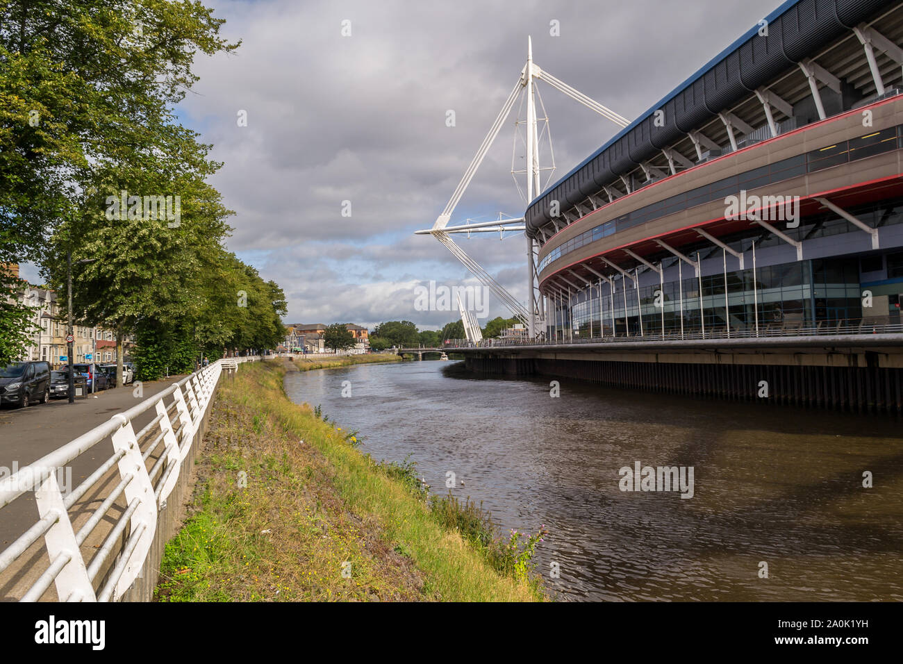 Streets and architecture of the city of Cardiff, Wales Stock Photo - Alamy