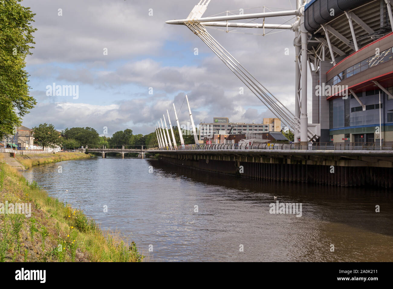 Streets and architecture of the city of Cardiff, Wales Stock Photo - Alamy