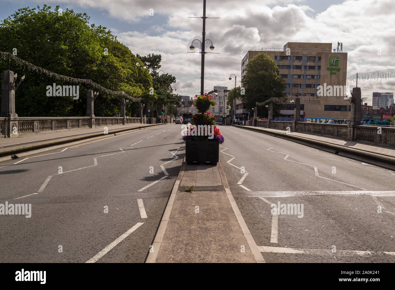 Streets and architecture of the city of Cardiff, Wales Stock Photo - Alamy