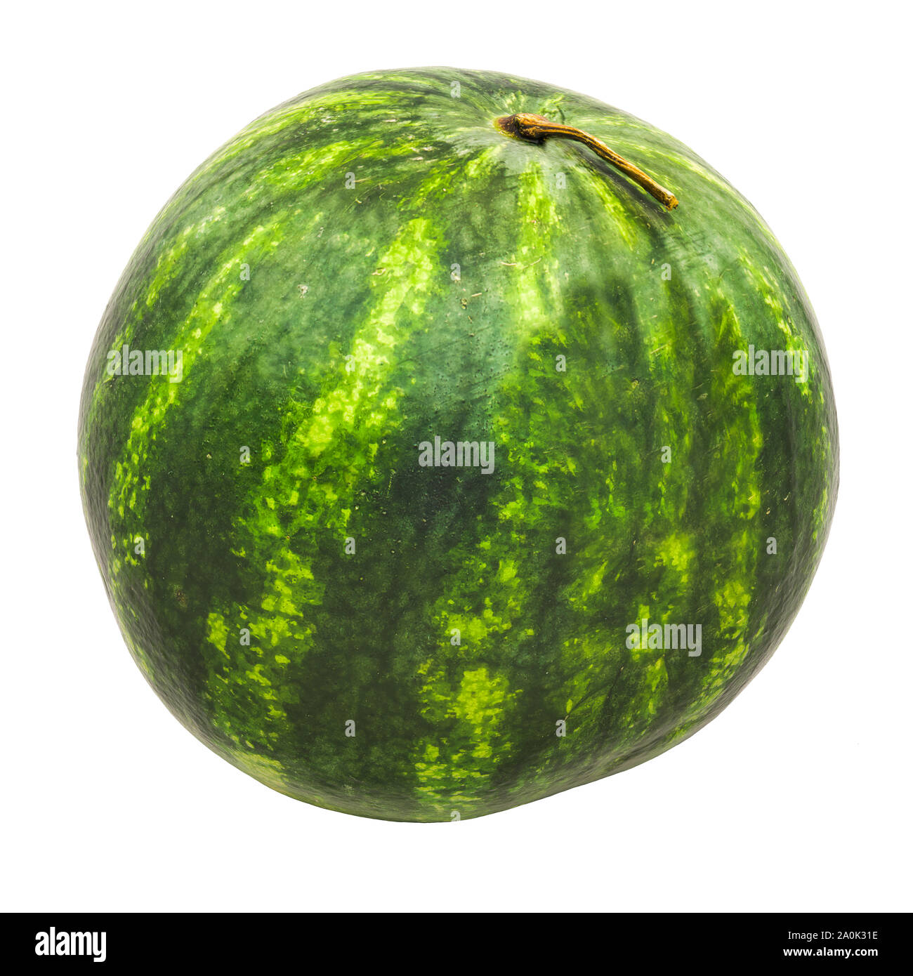 Watermelon close-up 3d rendering with realistic texture isolated on ...