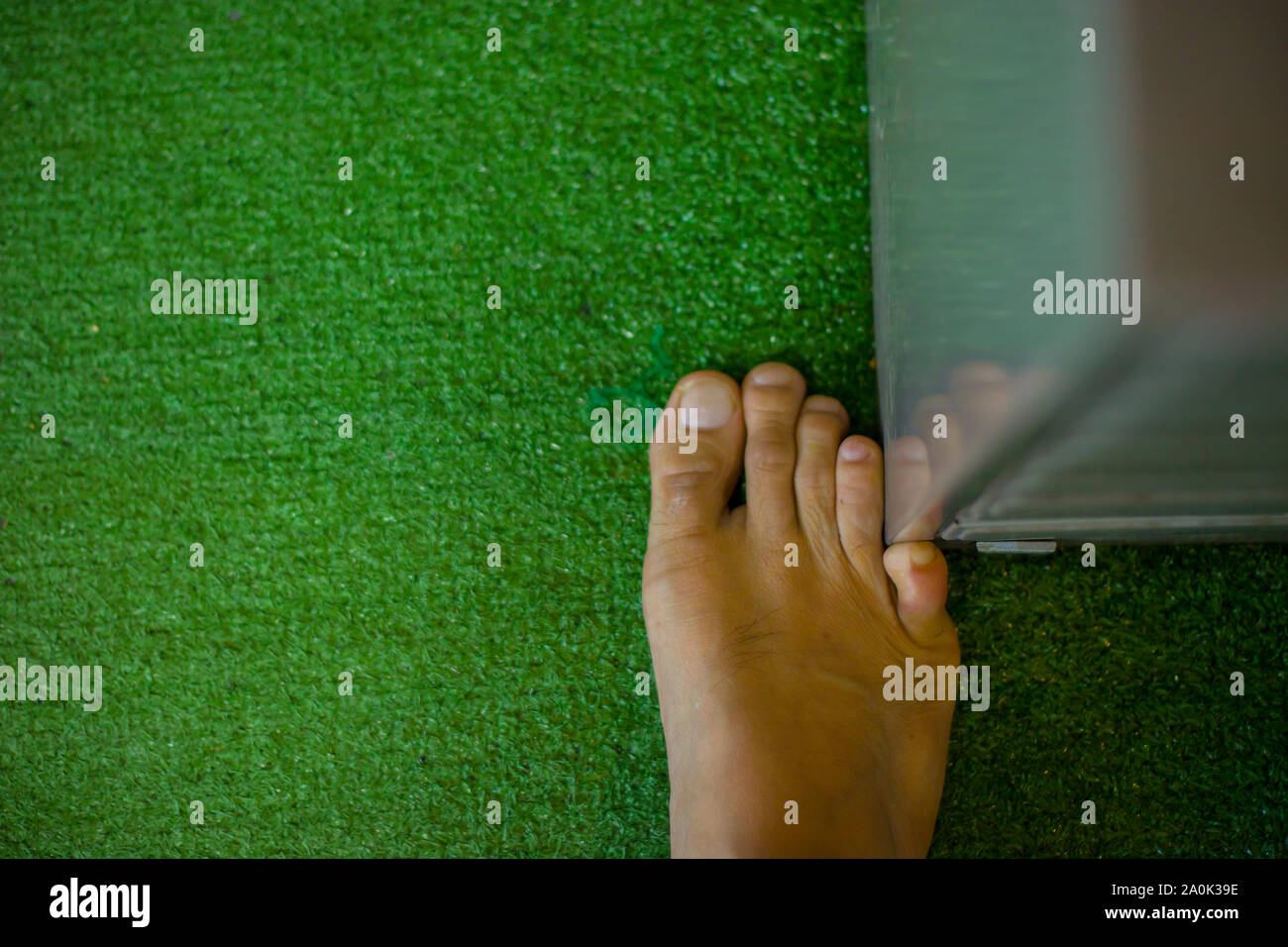 Male foot tripping with steel drawers and pain full. High resolution ...