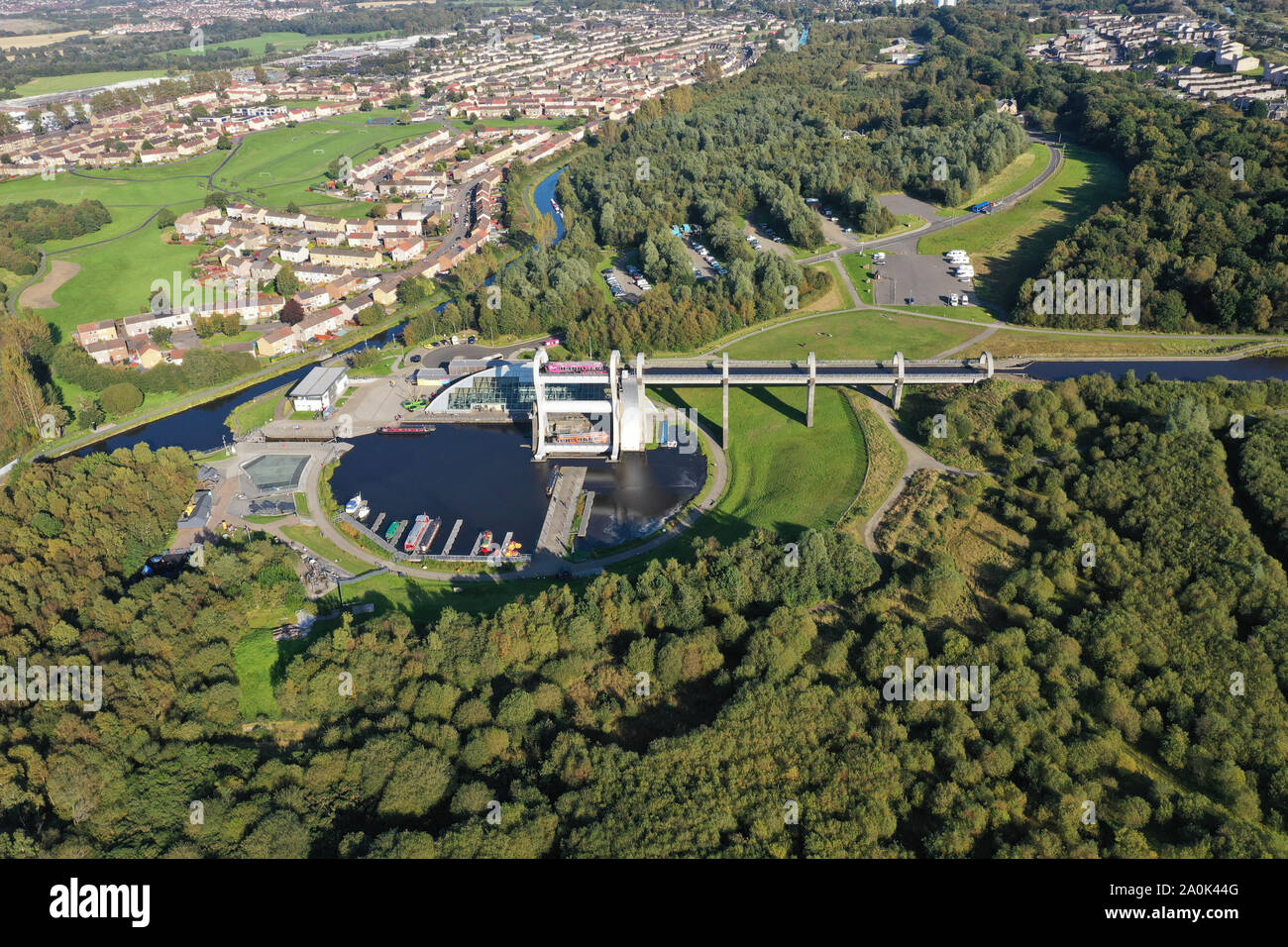 Falkirk Wheel Aerial View High Resolution Stock Photography and Images ...
