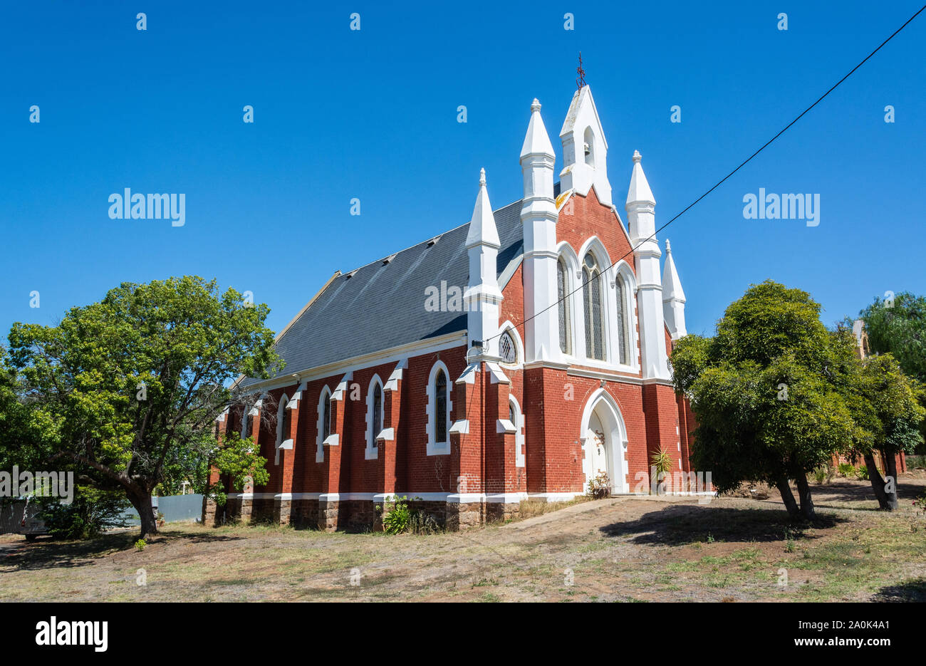 Maldon, Victoria, Australia - March 1, 2017. Wesleyan Church in Maldon ...