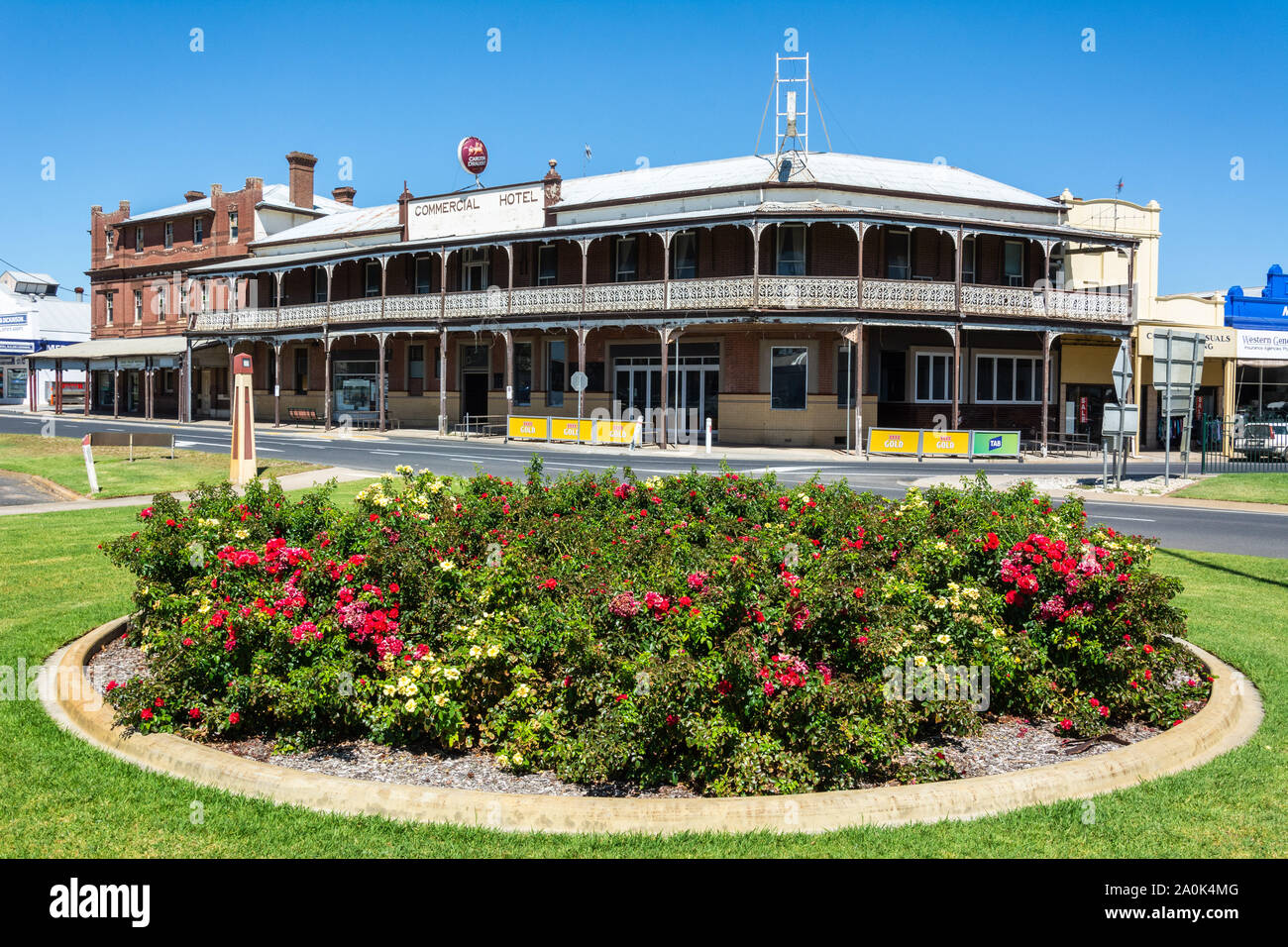 Nhill, Victoria, Australia - March 3, 2017. Exterior view of the ...