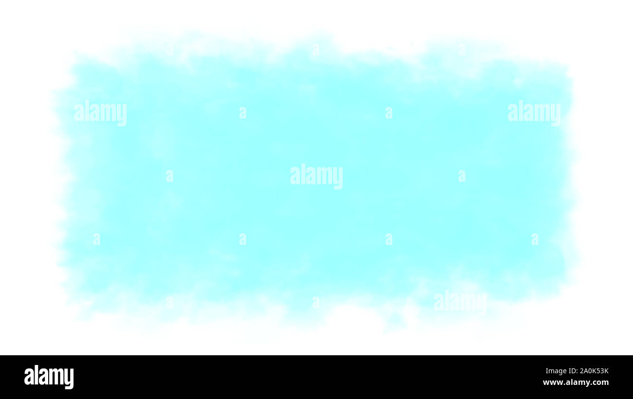 Abstract cyan background centered on white Stock Photo - Alamy