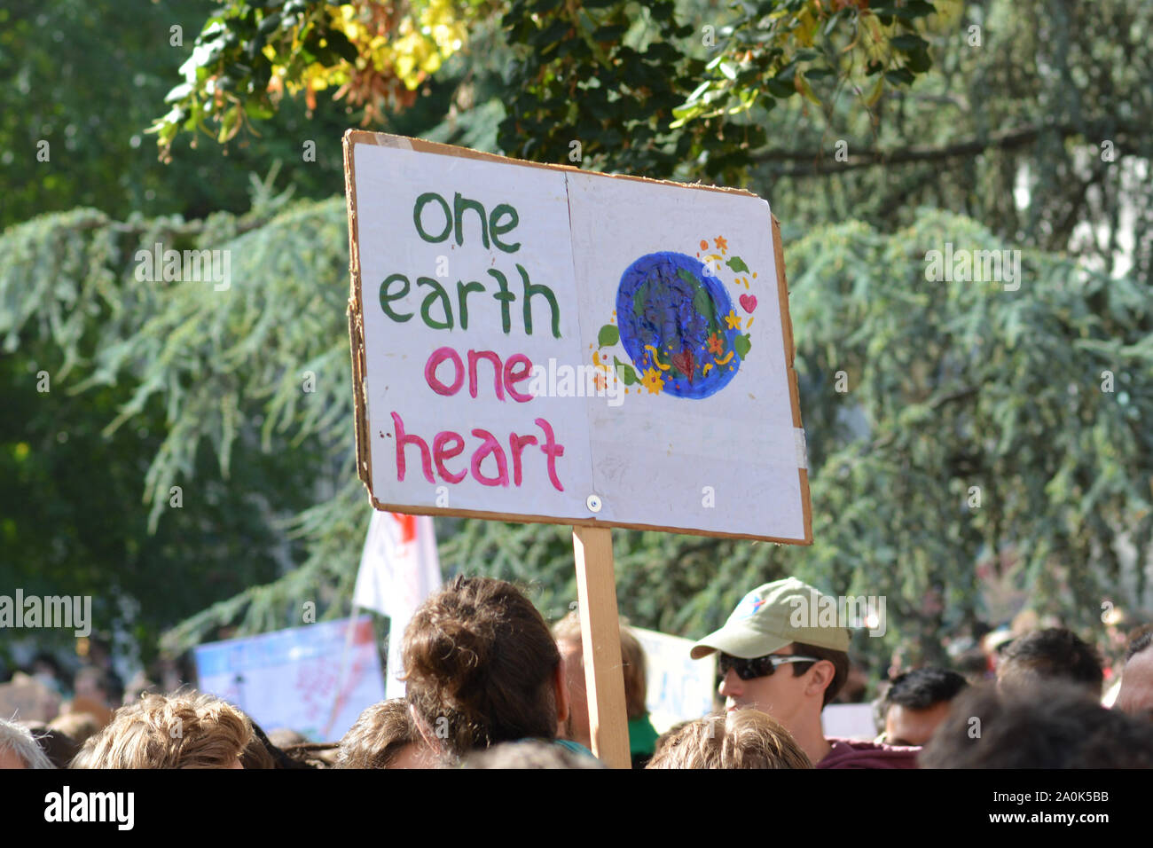 Heidelberg, Germany: Demonstration during Global Climate Strike with ...