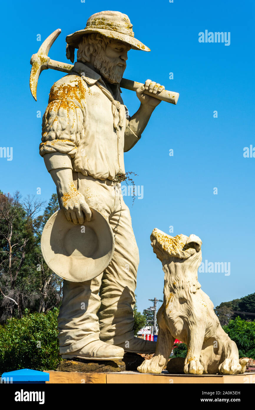 Gold miner statue hi-res stock photography and images - Alamy
