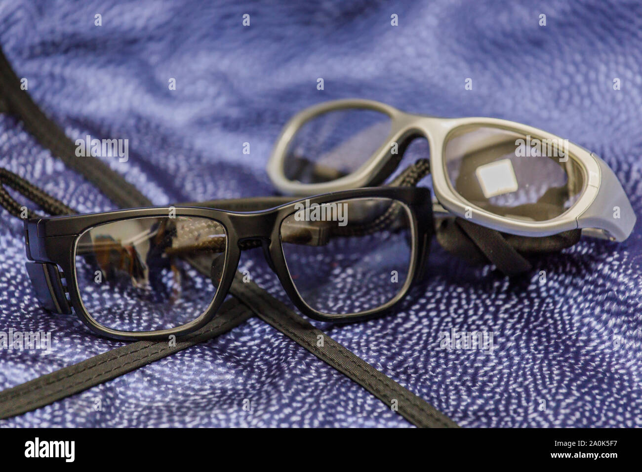 Two Radiation Protection Lead Glasses and Lead Gown Stock Photo - Alamy