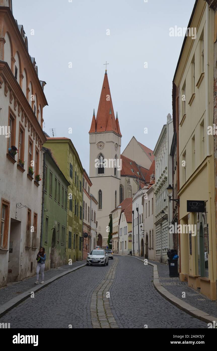 Die mittelalterliche Stadt Znojmo (Znaim) in der TschechischenRepublik ...