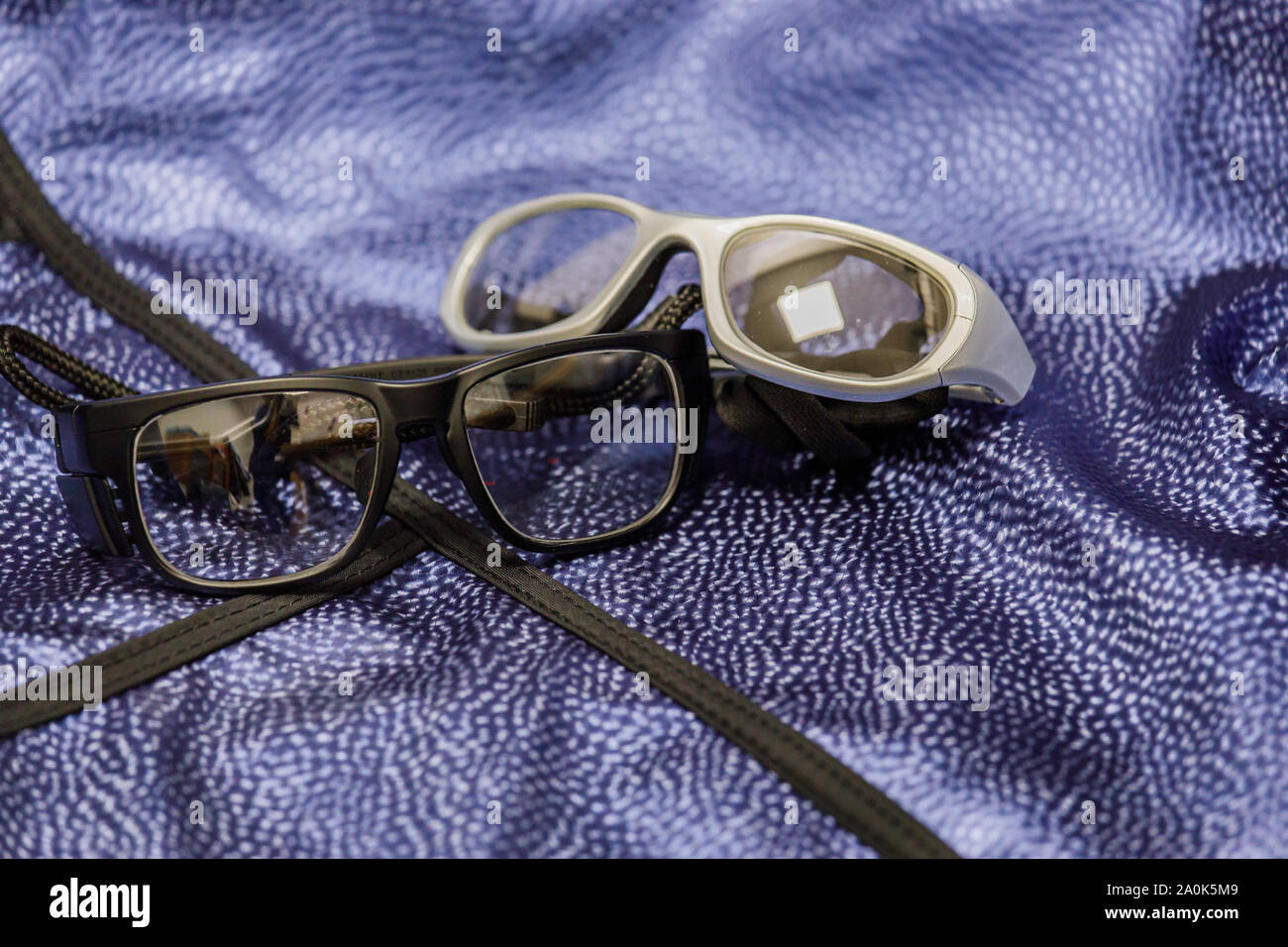 Two Radiation Protection Lead Glasses and Lead Gown Stock Photo - Alamy