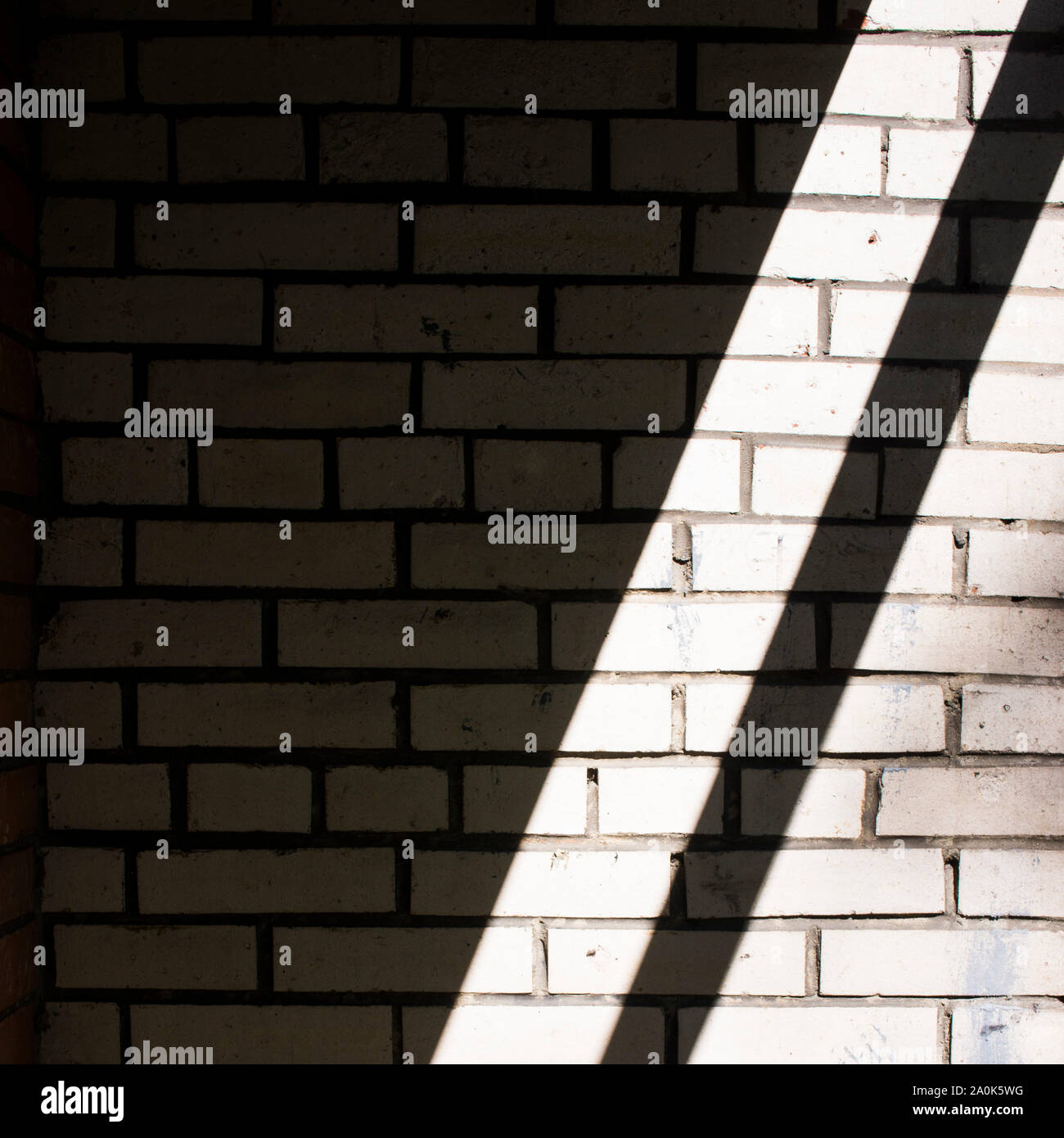 abstract black and white diagonal background white brick wall with ...