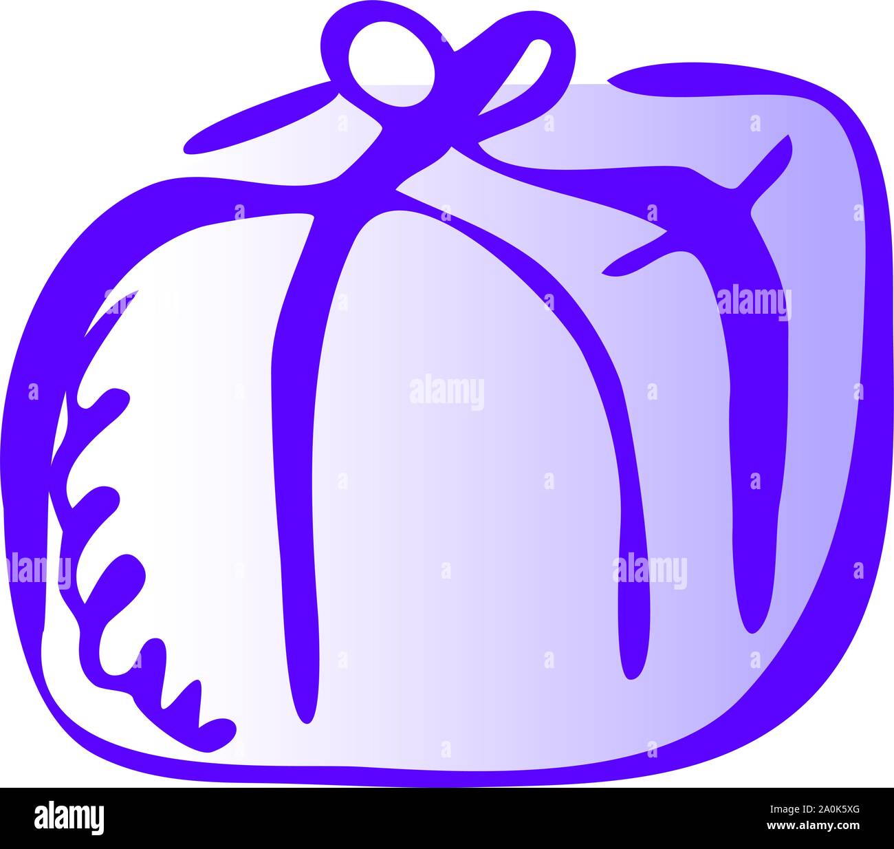 Illustration of cube gift icon on white background Stock Vector Image ...