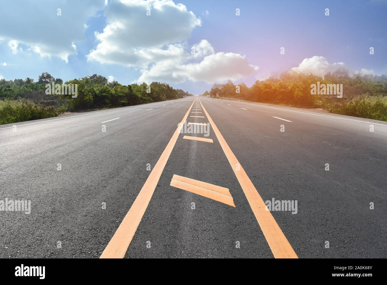 Road floor and sky background for your texture or content,The road ...