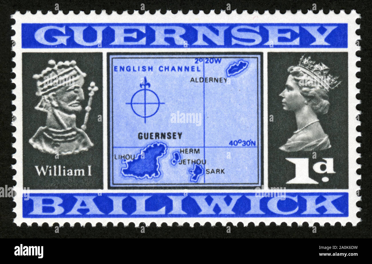 Stamp guernsey bailiwick hi-res stock photography and images - Alamy