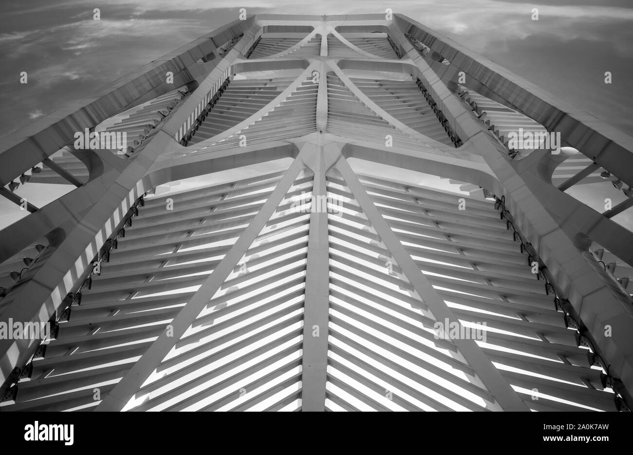 Abstract view of Museum of Tomorrow in Rio Stock Photo - Alamy