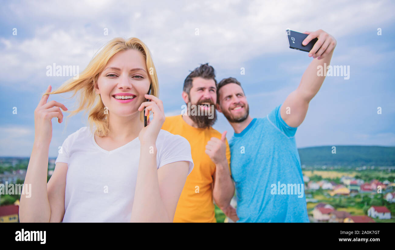 Digital addiction diverse people mobile hi-res stock photography and ...