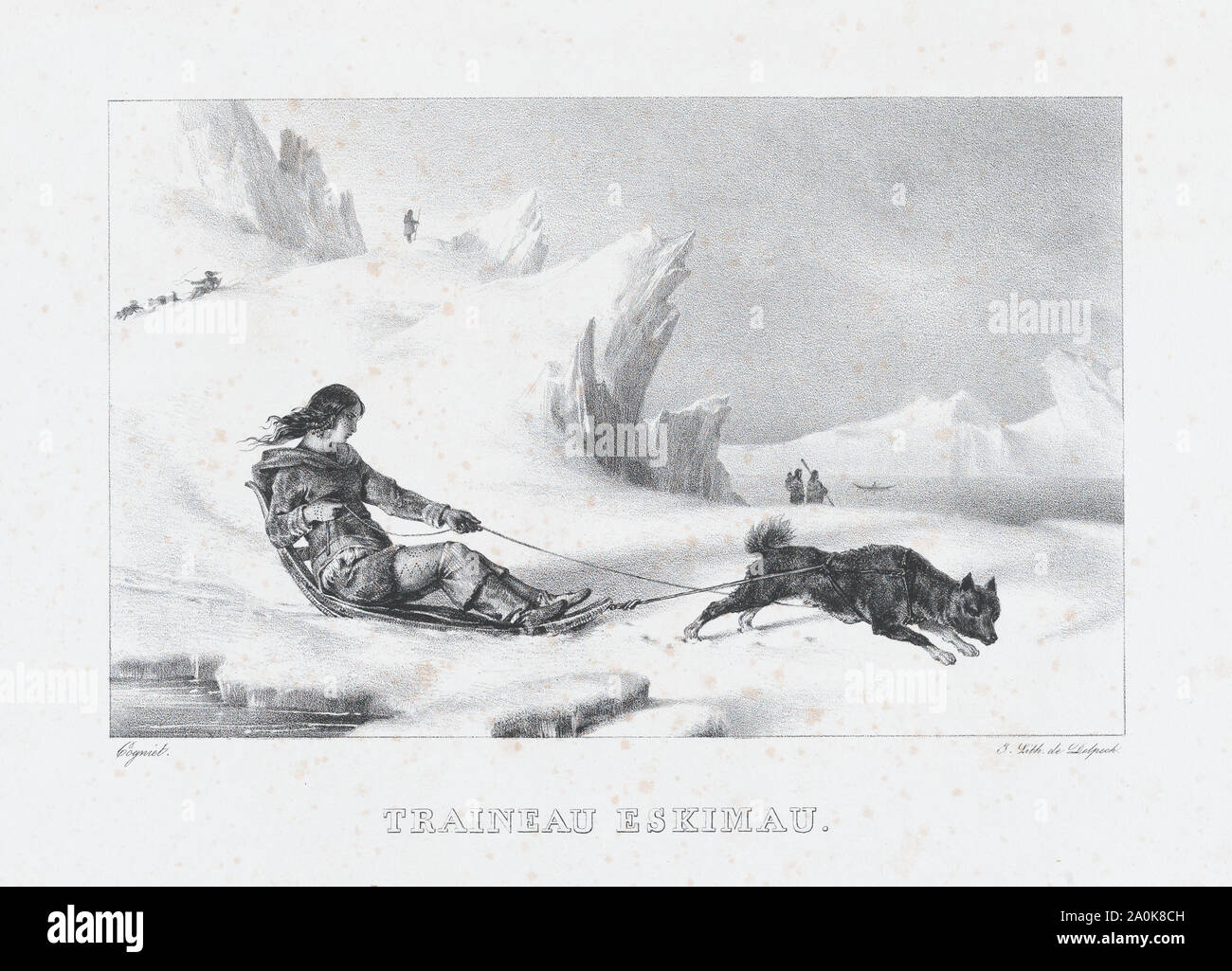 Eskimo man and woman hi-res stock photography and images - Alamy