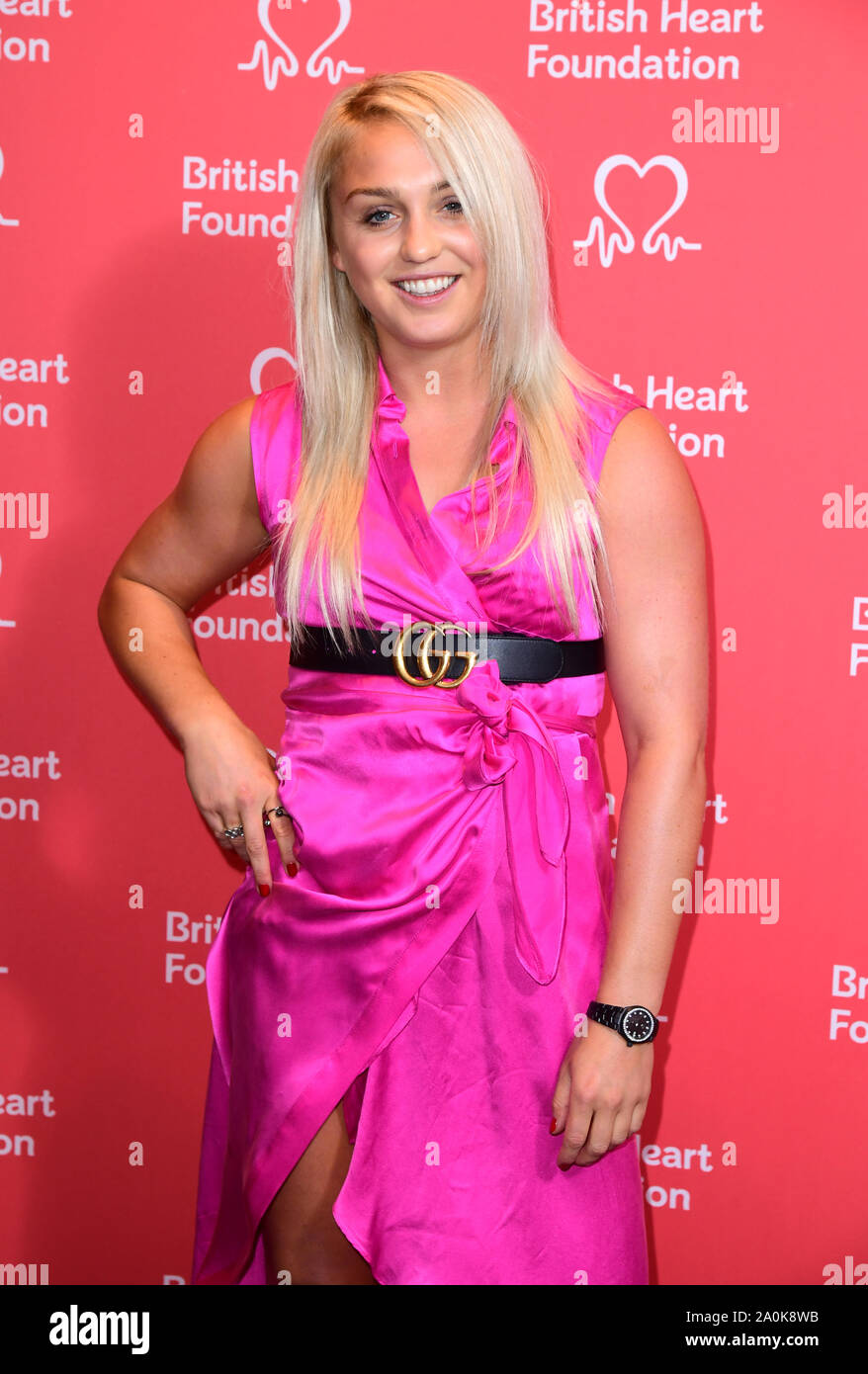 Aimee Fuller attends the British Heart Foundation's Heart Hero Awards ...